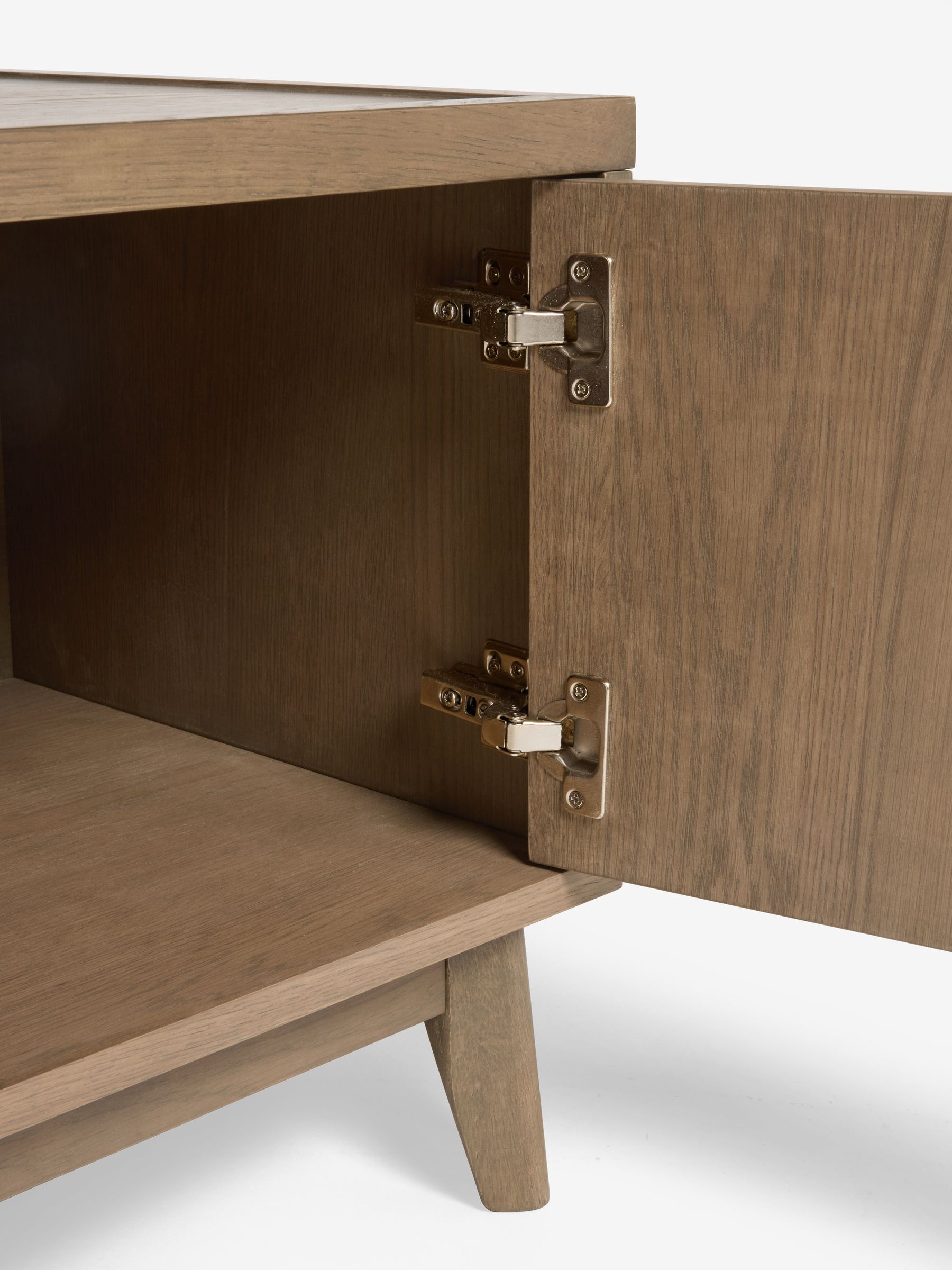 Buy Natural Tetbury Solid Oak and veneer Up to 65 inch TV Unit from the ...