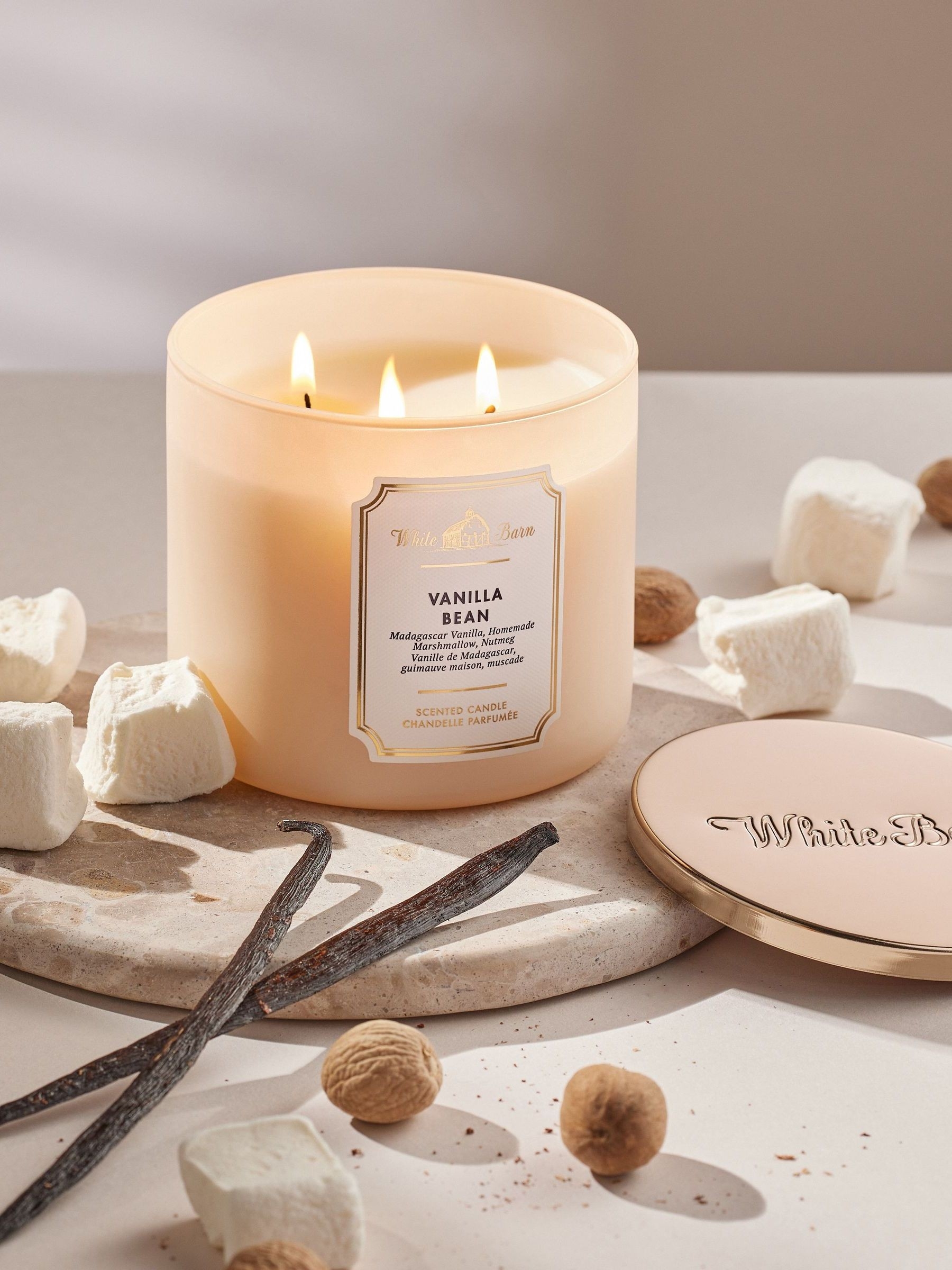 Buy Bath & Body Works Vanilla Bean 3-Wick Candle 14.5 oz / 411 g from ...