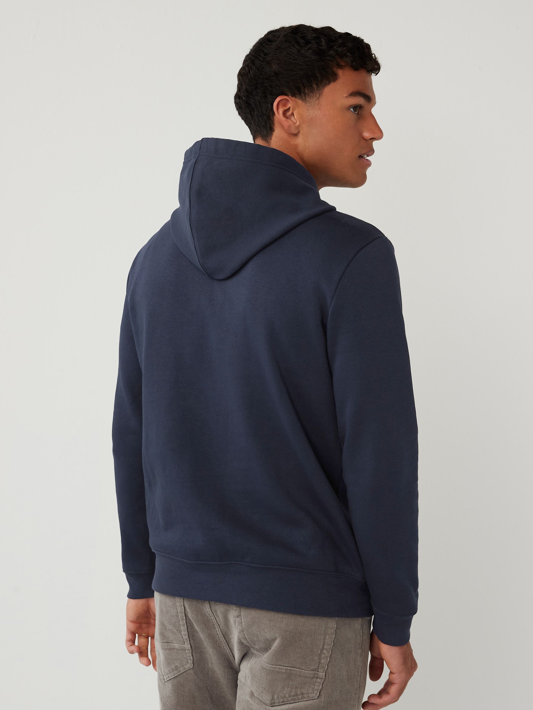 Buy Gap Navy Blue Pullover Arch Logo Hoodie from the Next UK online shop
