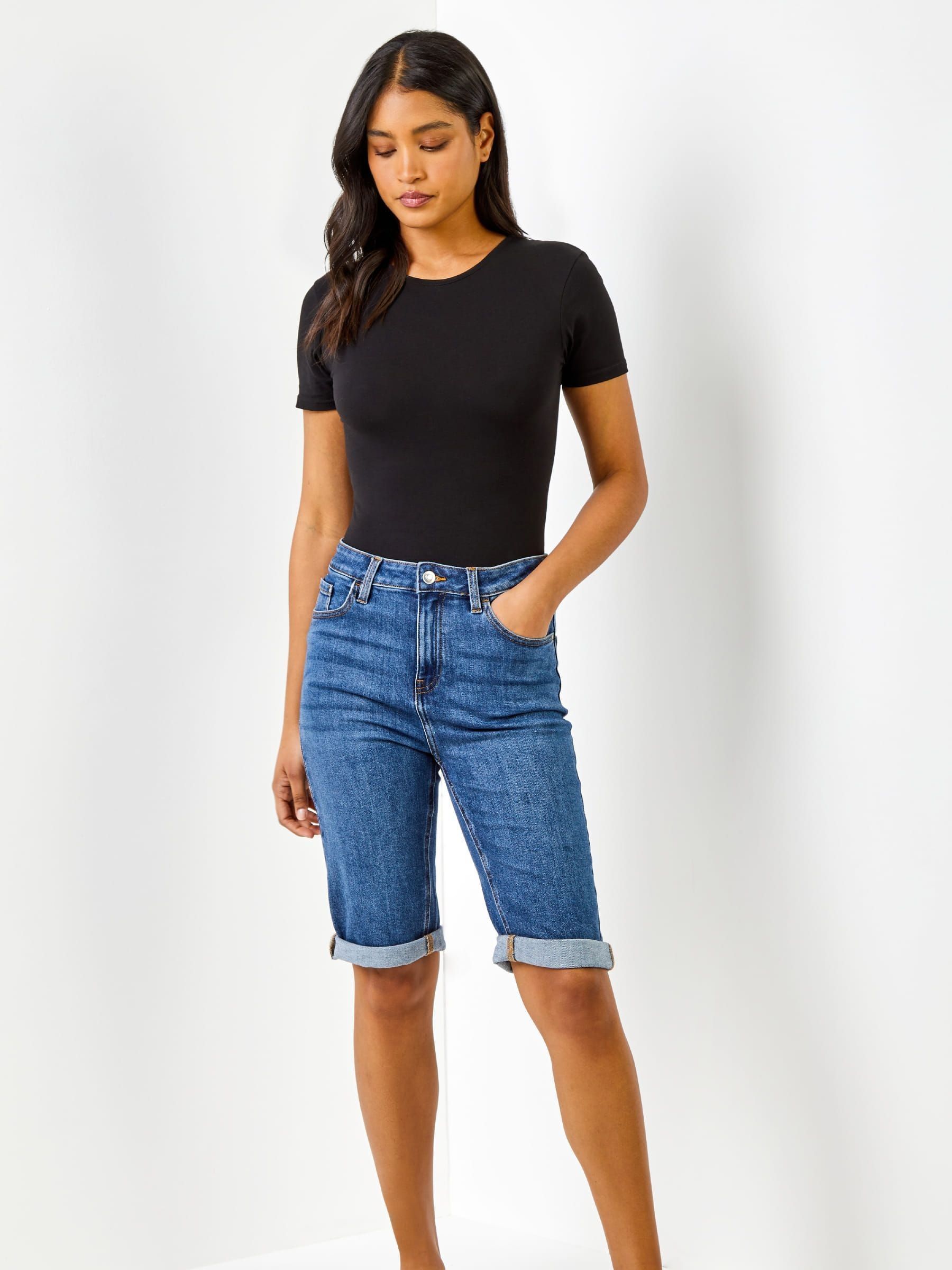 Buy Roman Blue Essential Knee Length Shorts from the Next UK online shop
