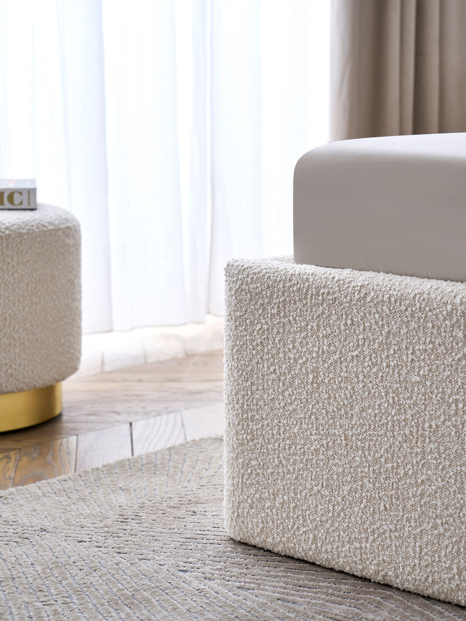 Buy Lipsy Cream Ottoman Peony Bed from the Next UK online shop