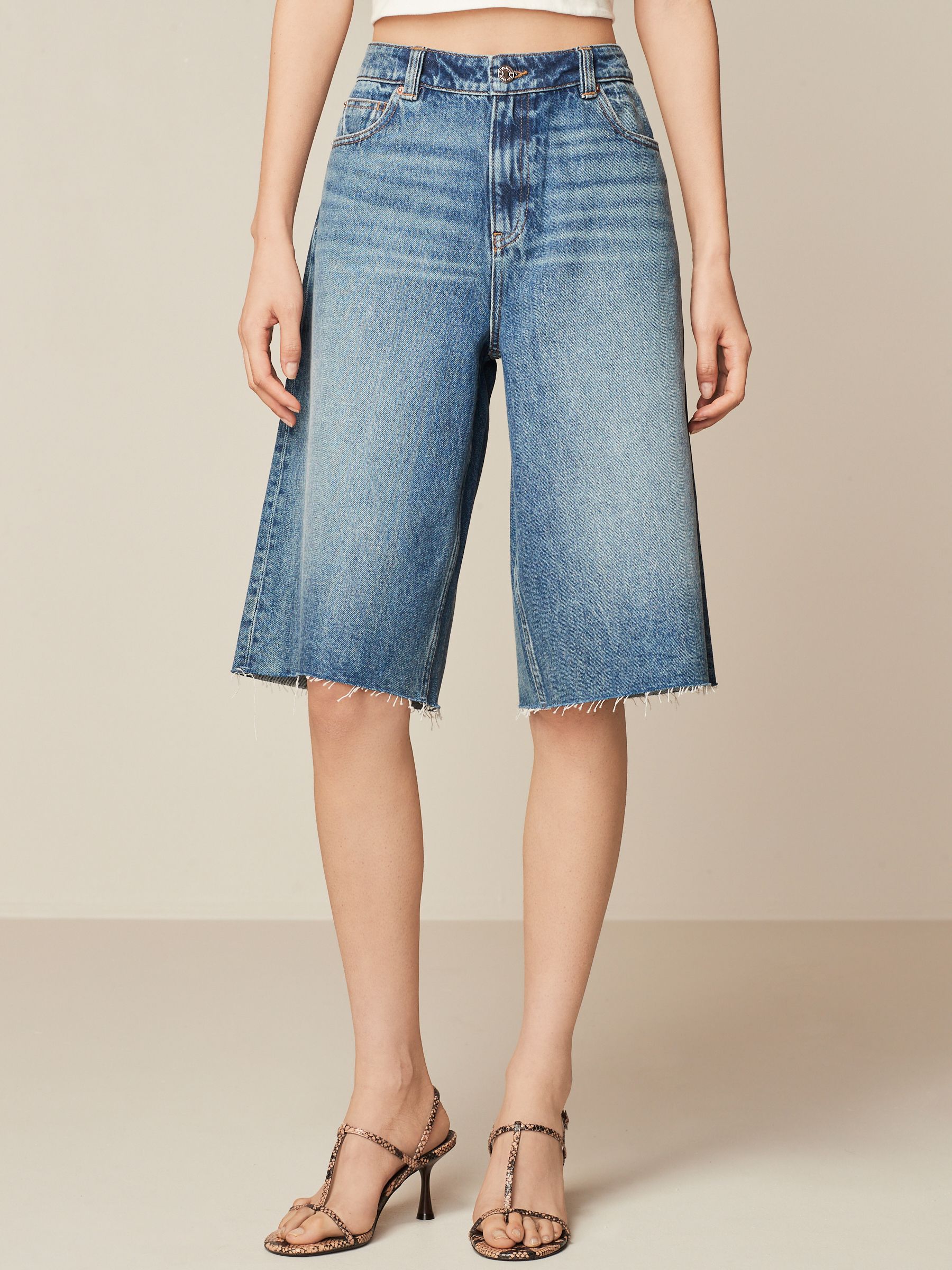 Buy Dark Blue 100% Cotton Denim Shorts from the Next UK online shop