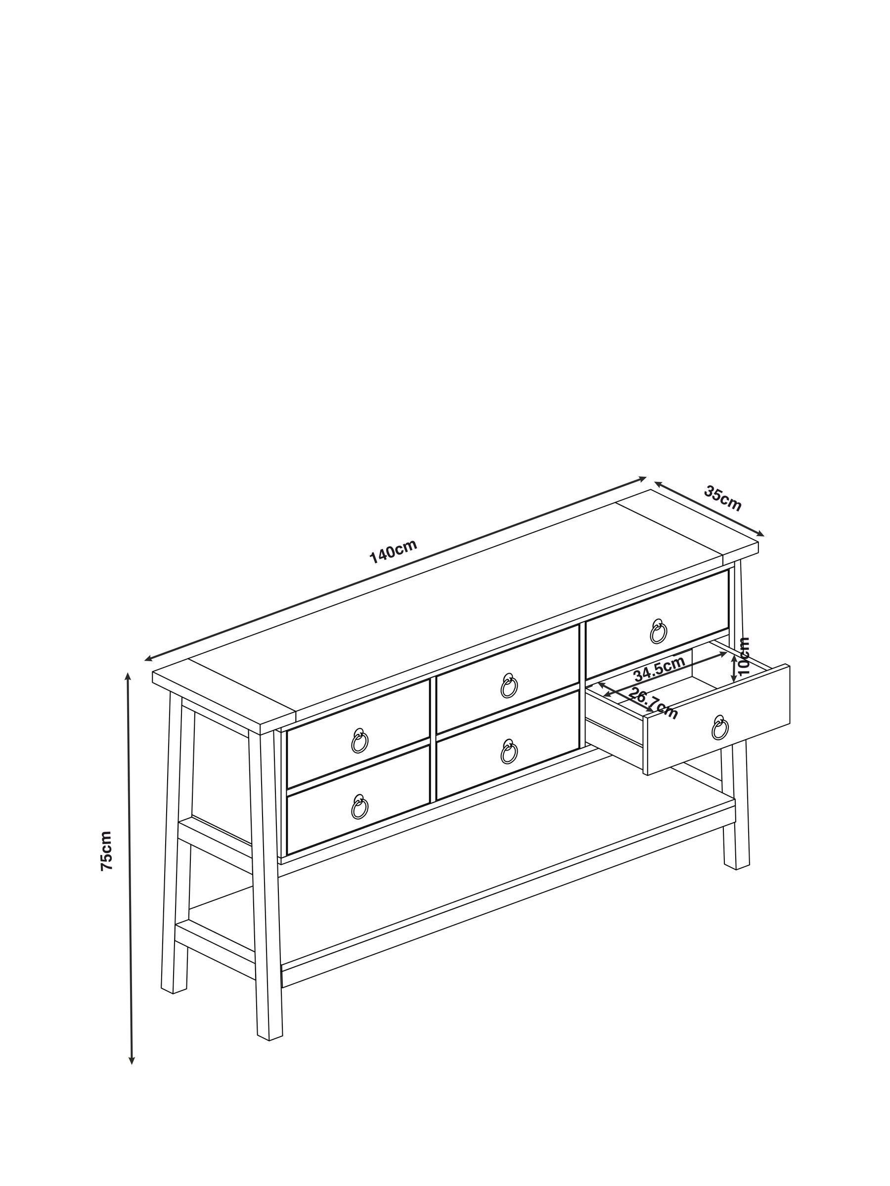 Buy Natural Hector Mango Wood Sideboard from the Next UK online shop