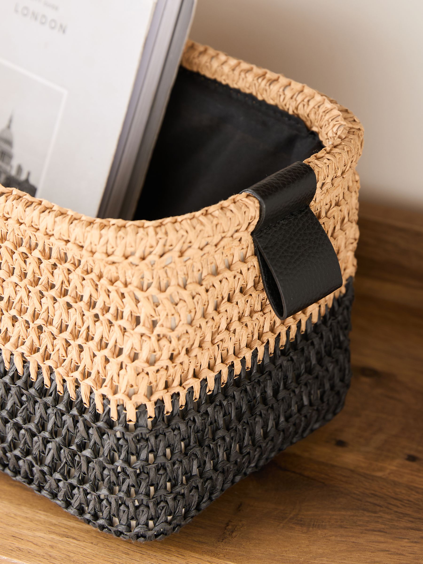 Buy Natural Bronx Slimline Storage Basket from the Next UK online shop