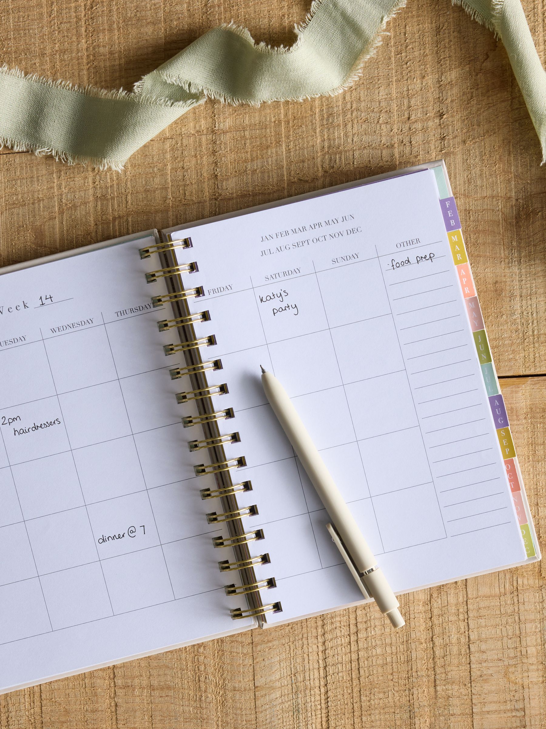 Buy Gold Floral 2025 Organiser from the Next UK online shop