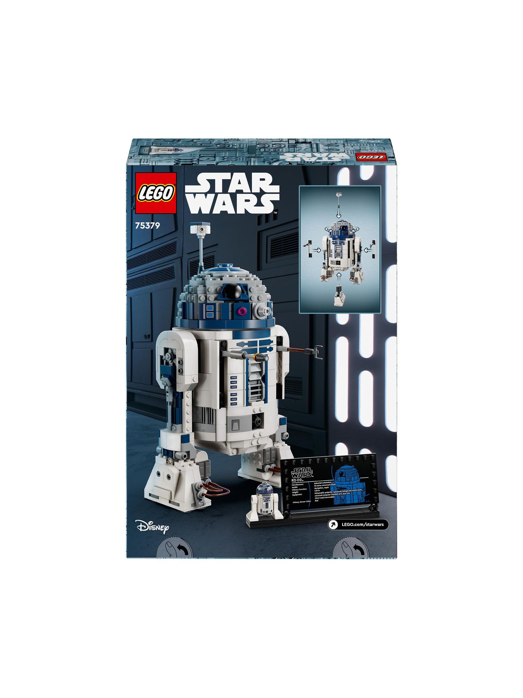 Buy LEGO Star Wars R2D2 Droid Figure Building Toy 7537 from the Next UK ...
