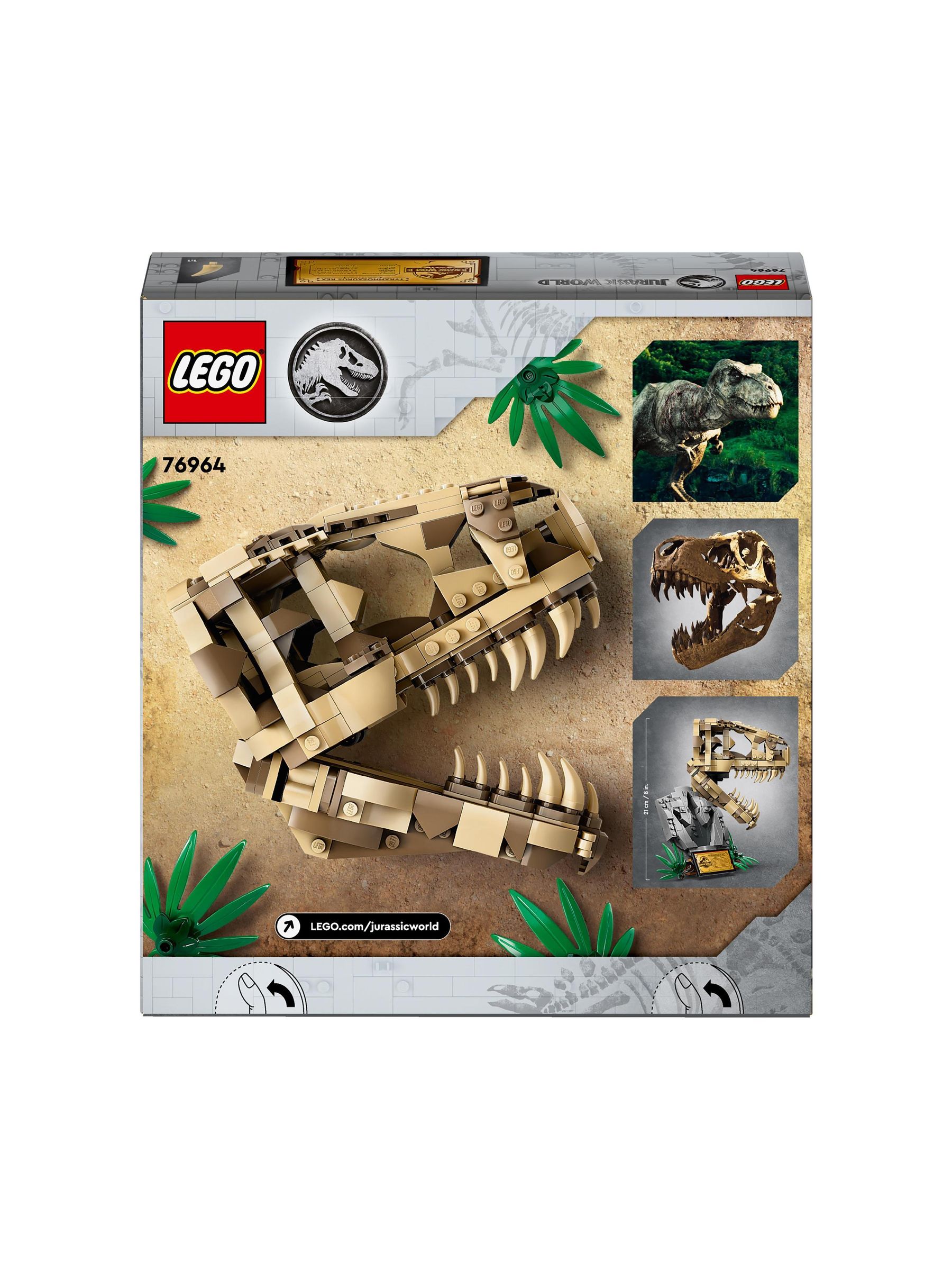 Buy Lego Jurassic World Dinosaur Fossils T. rex Skull Toy 76964 from ...