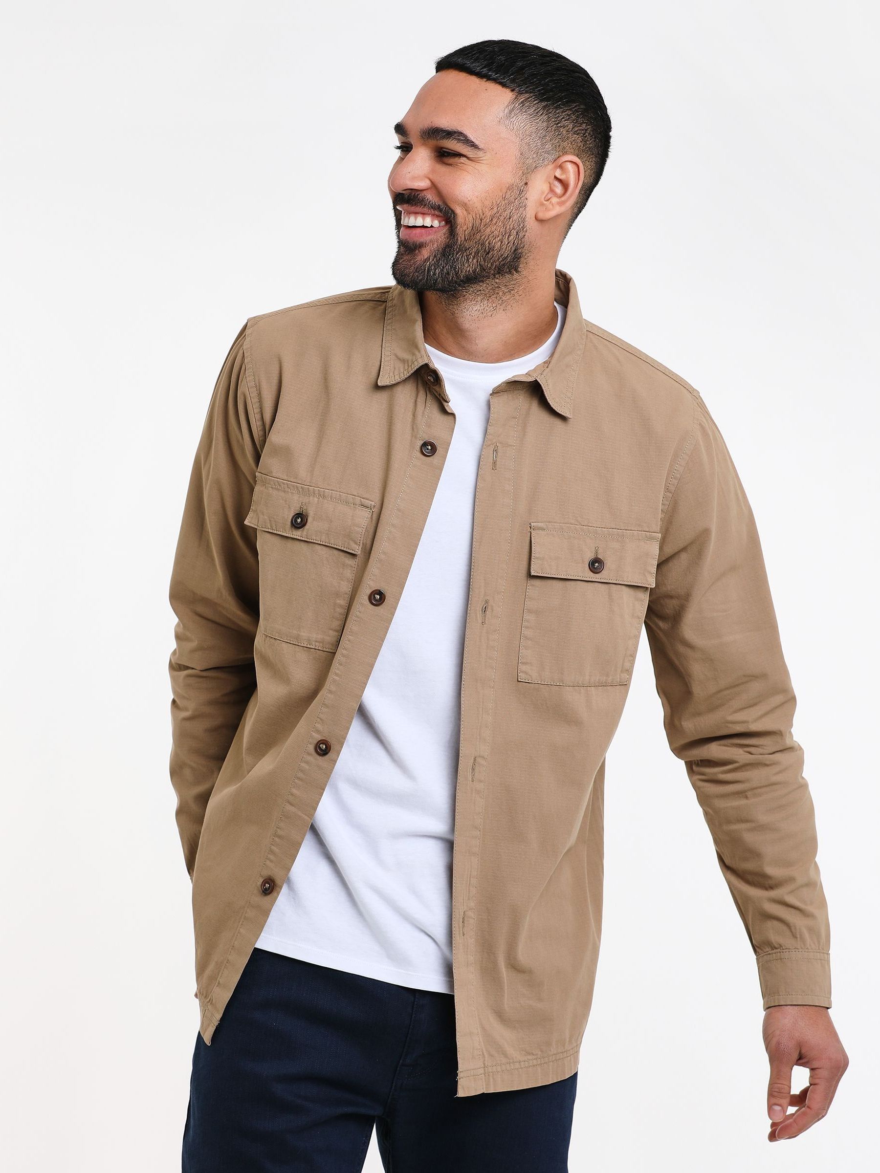 Buy Threadbare Stone Lightweight Jacket from the Next UK online shop