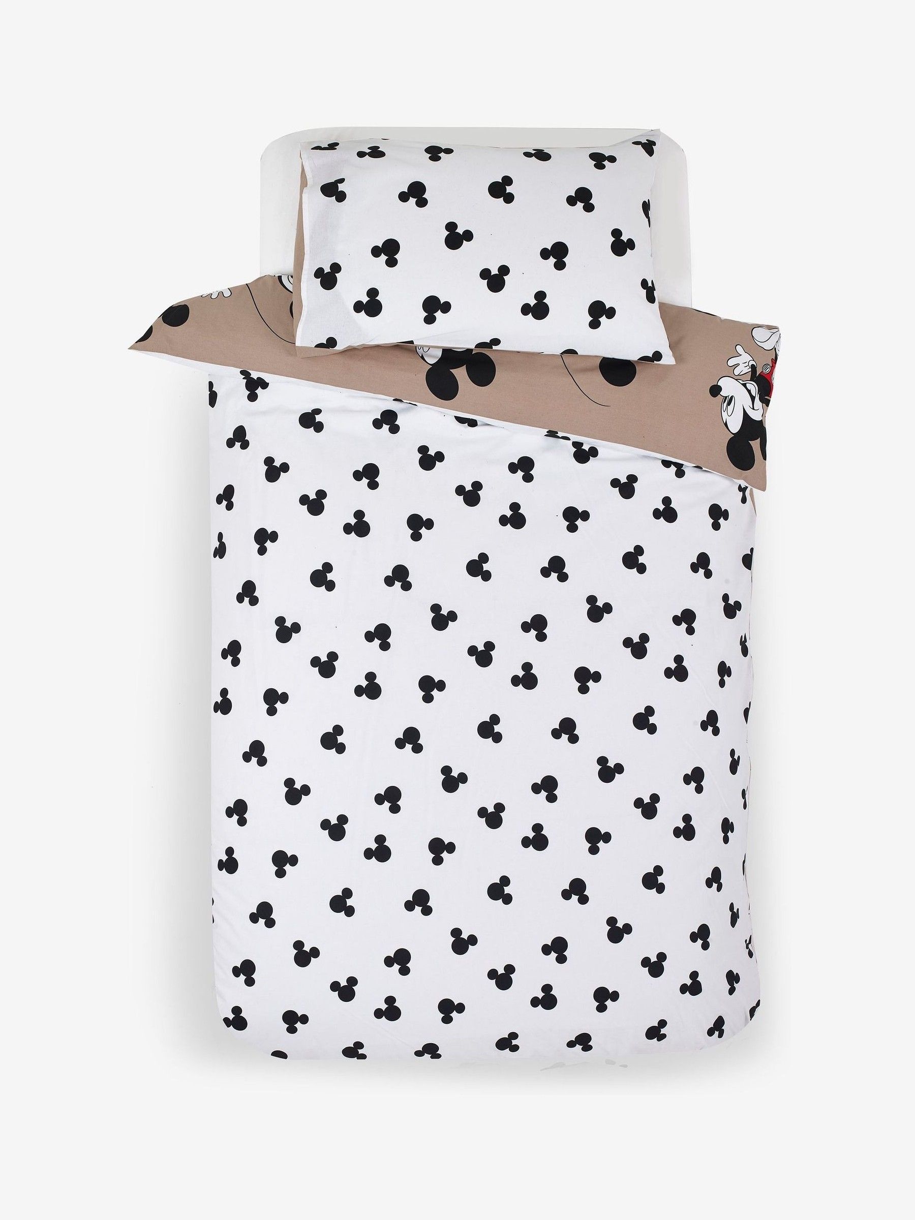 Buy Mickey Mouse 100% Cotton Duvet Cover and Pillowcase Set from the Next UK online shop