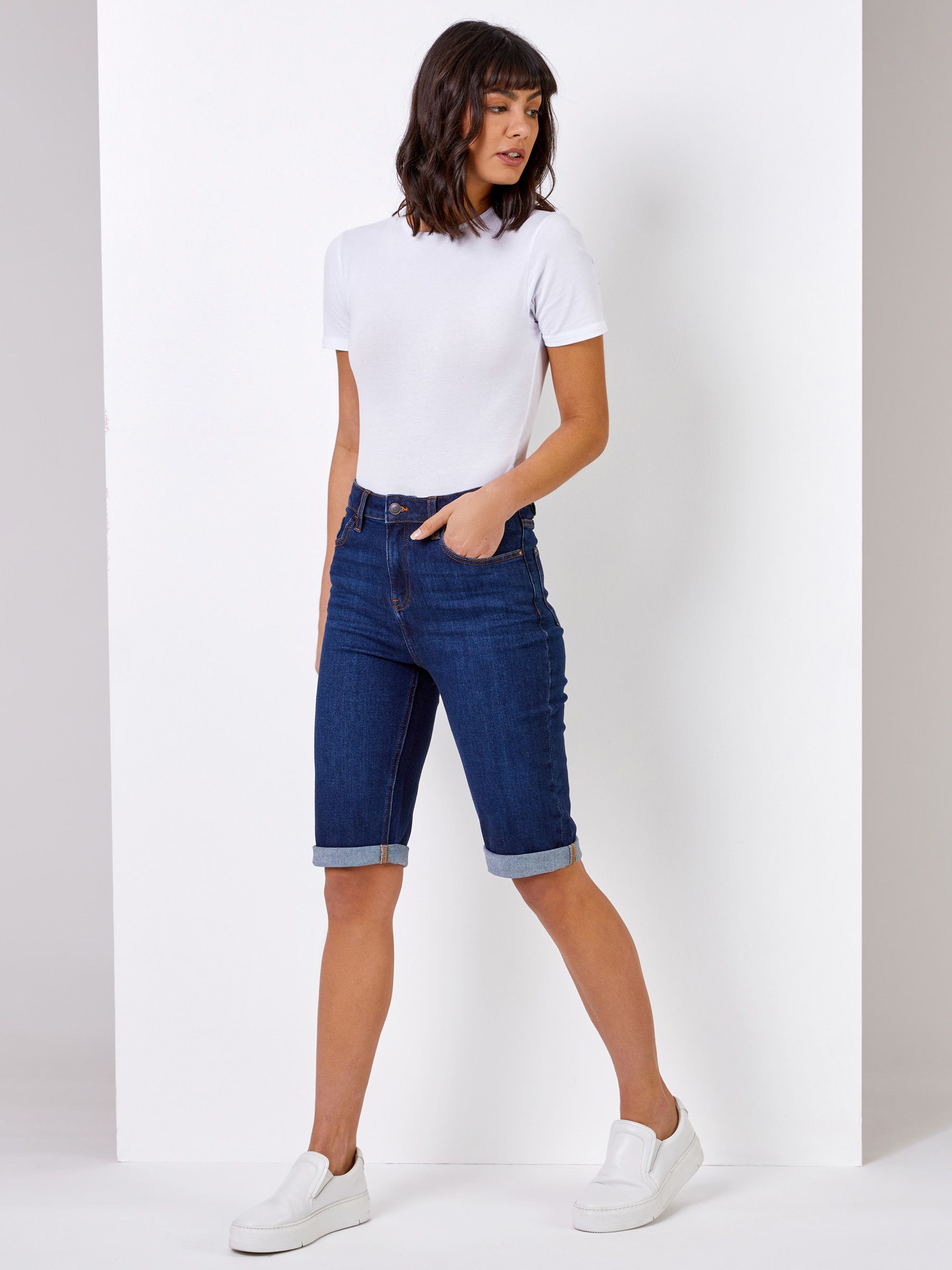 Buy Roman Blue Essential Knee Length Shorts from the Next UK online shop