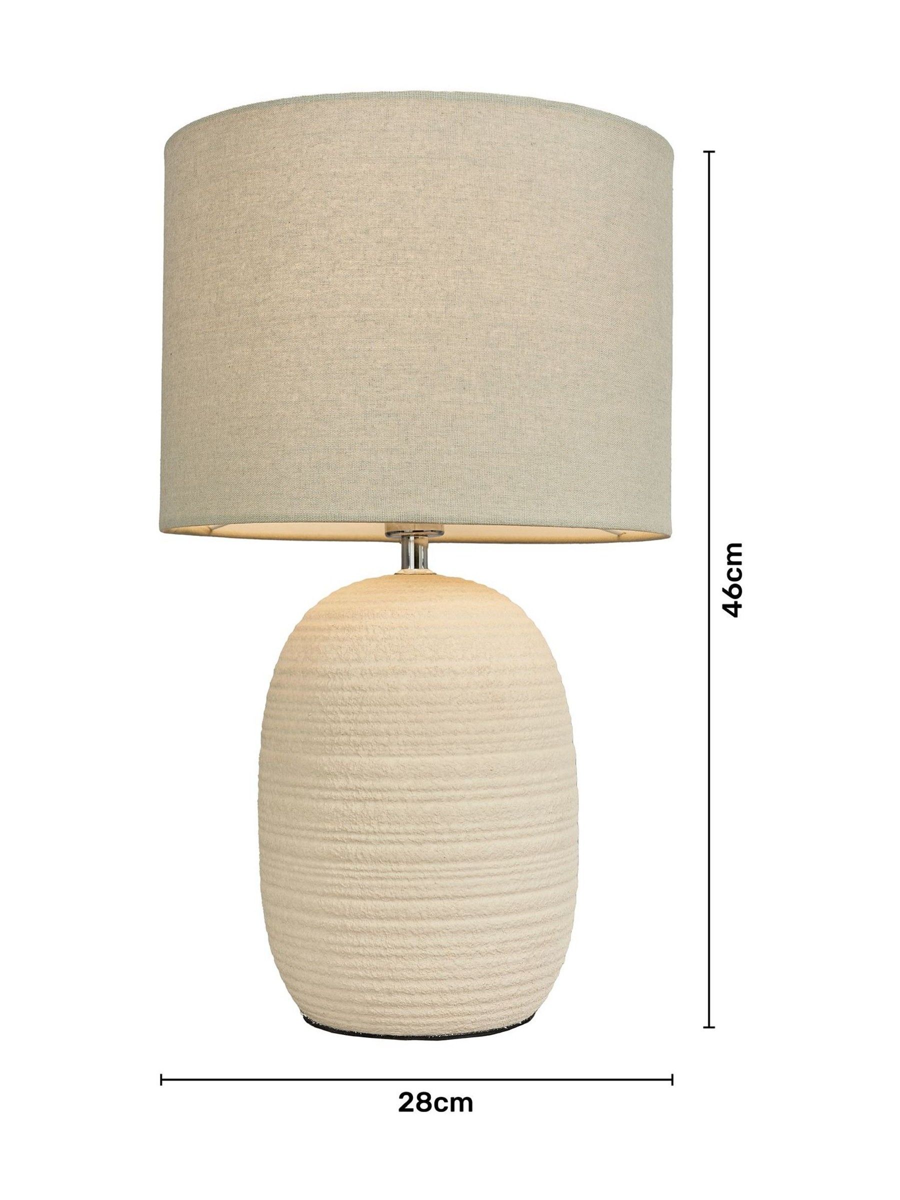 Buy BHS Cream Ceramic Beehive Table Lamp from the Next UK online shop