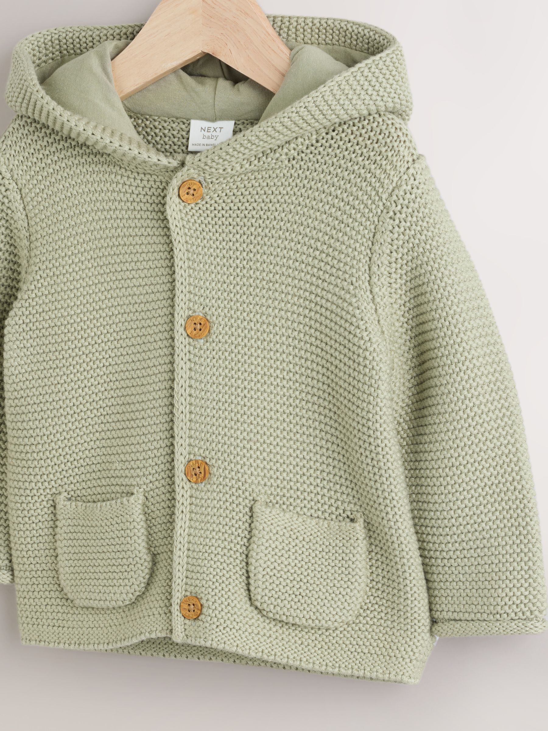 Buy Sage Green Knitted Baby Cardigan (0mths-2yrs) from the Next UK ...