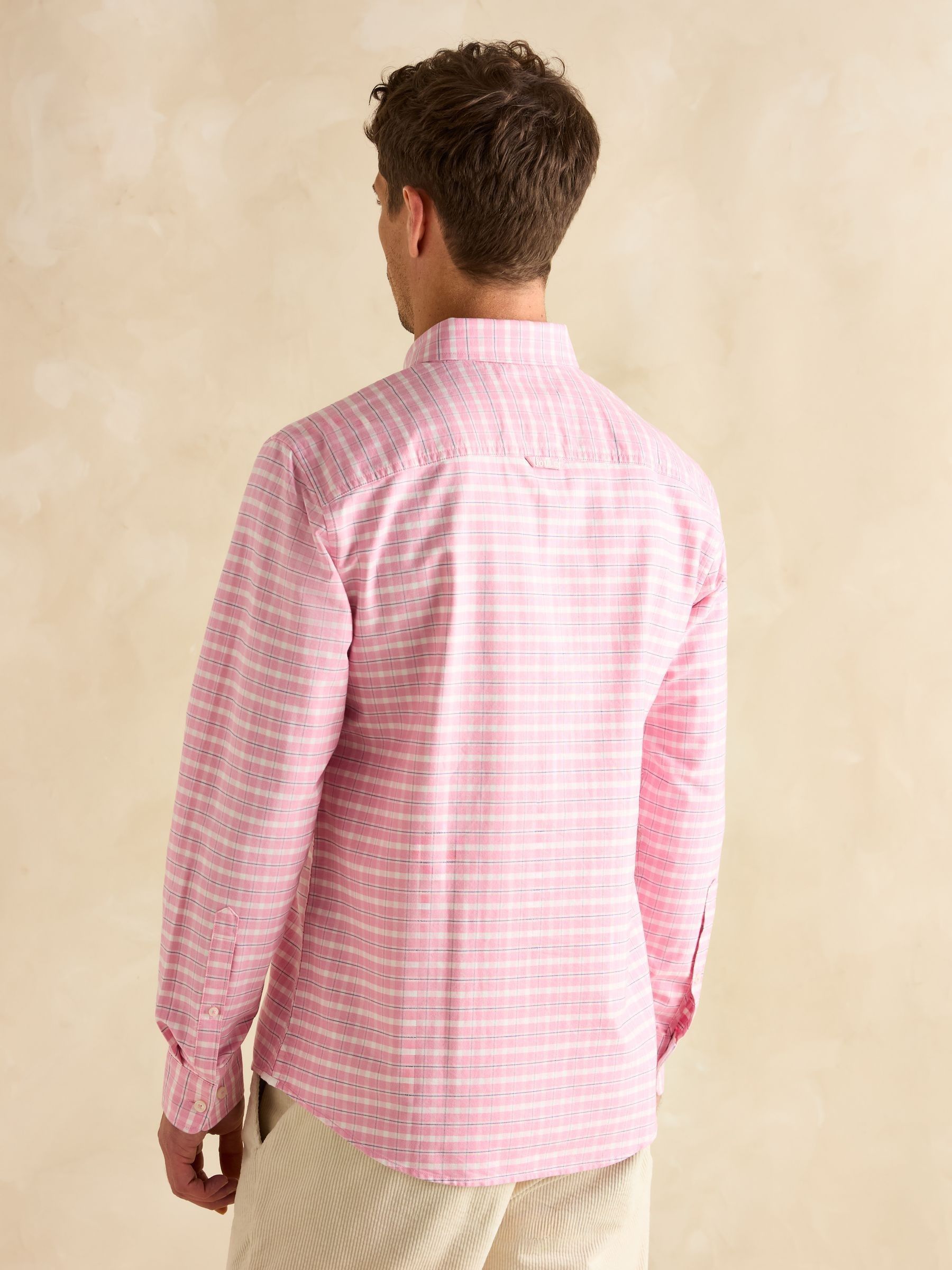 Buy Oxford Light Pink Check Long Sleeve from the Next UK online shop