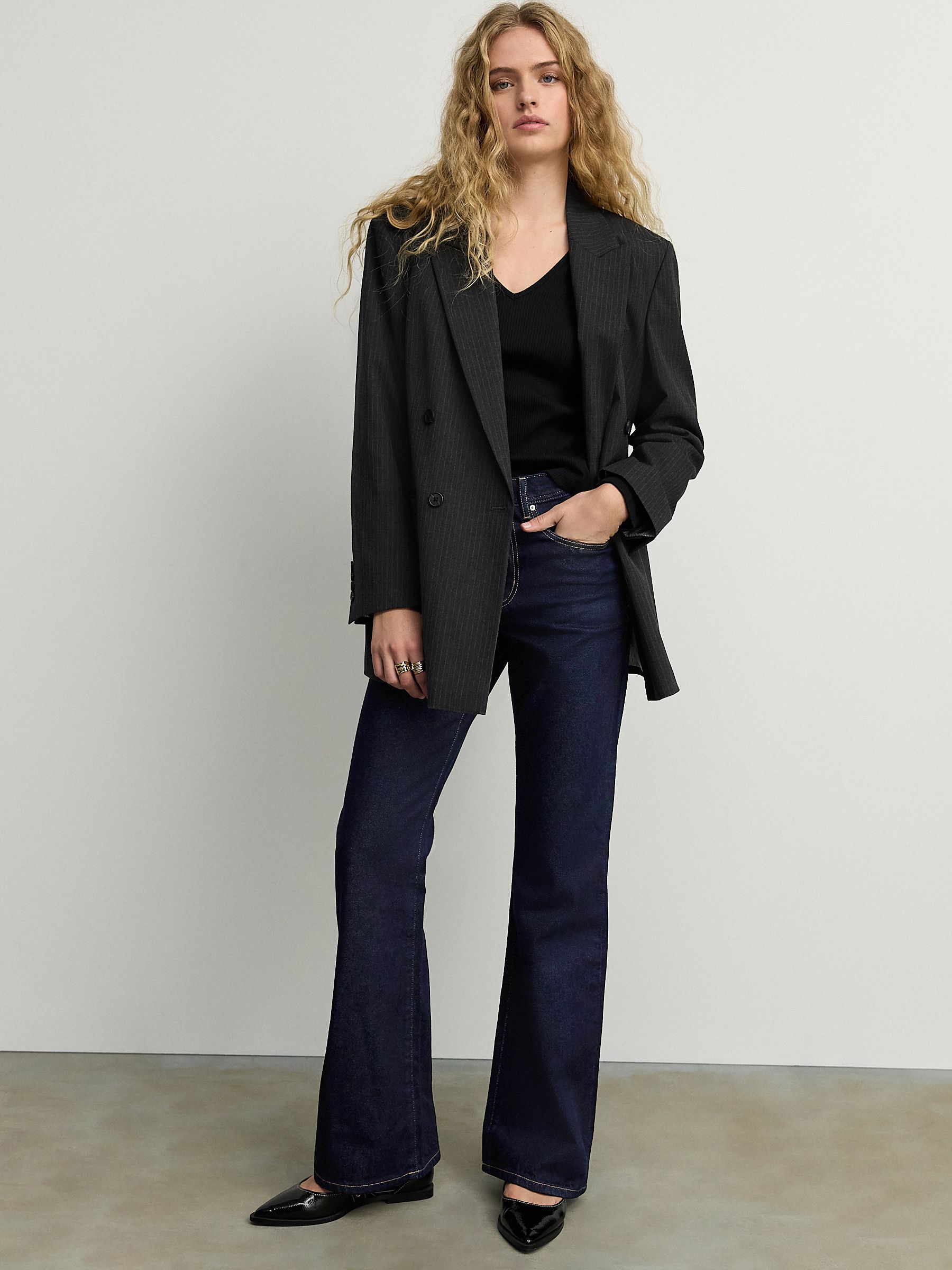 Buy Rinse Relaxed Bootcut 100% Cotton Jeans from the Next UK online shop