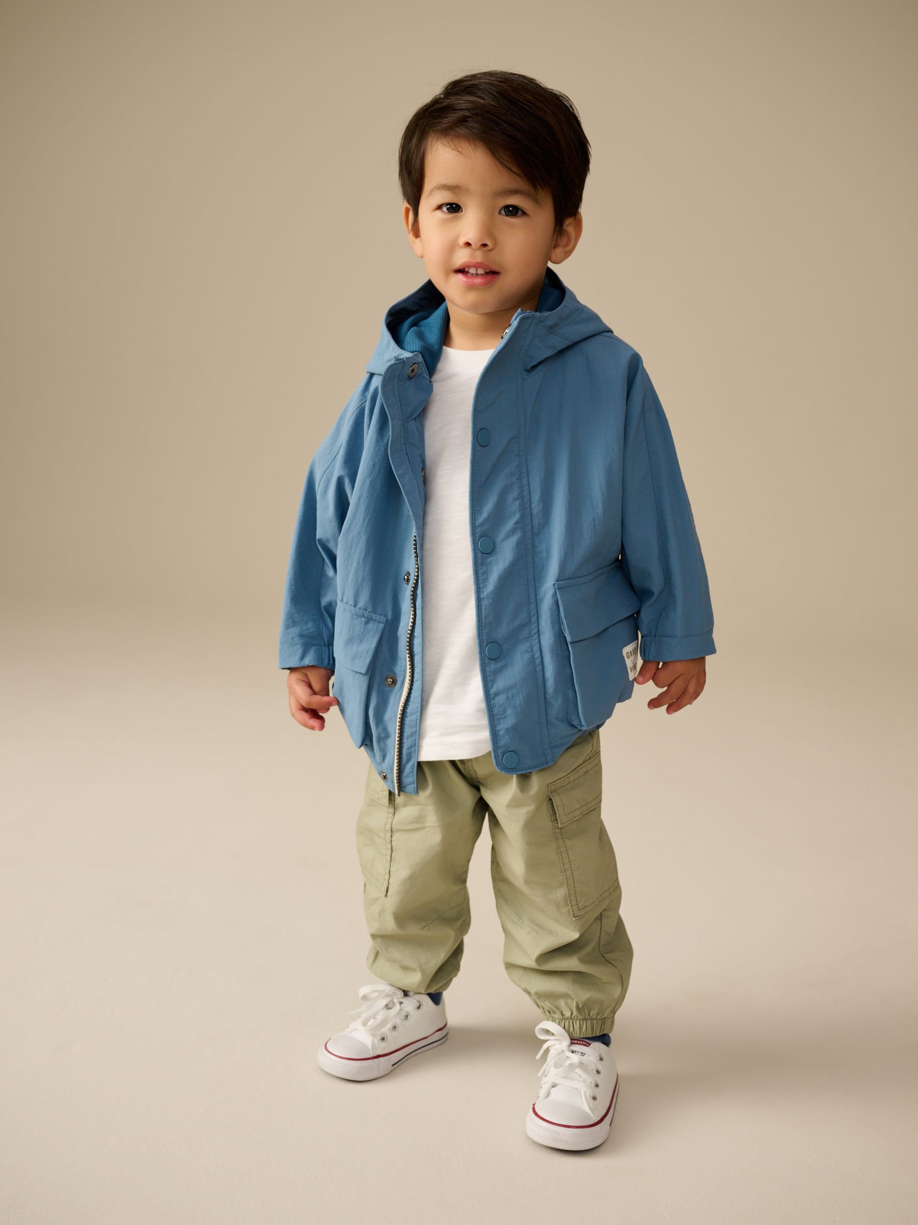 Buy Light Blue Shower Resistant Anorak Jacket (3mths-7yrs) from the ...