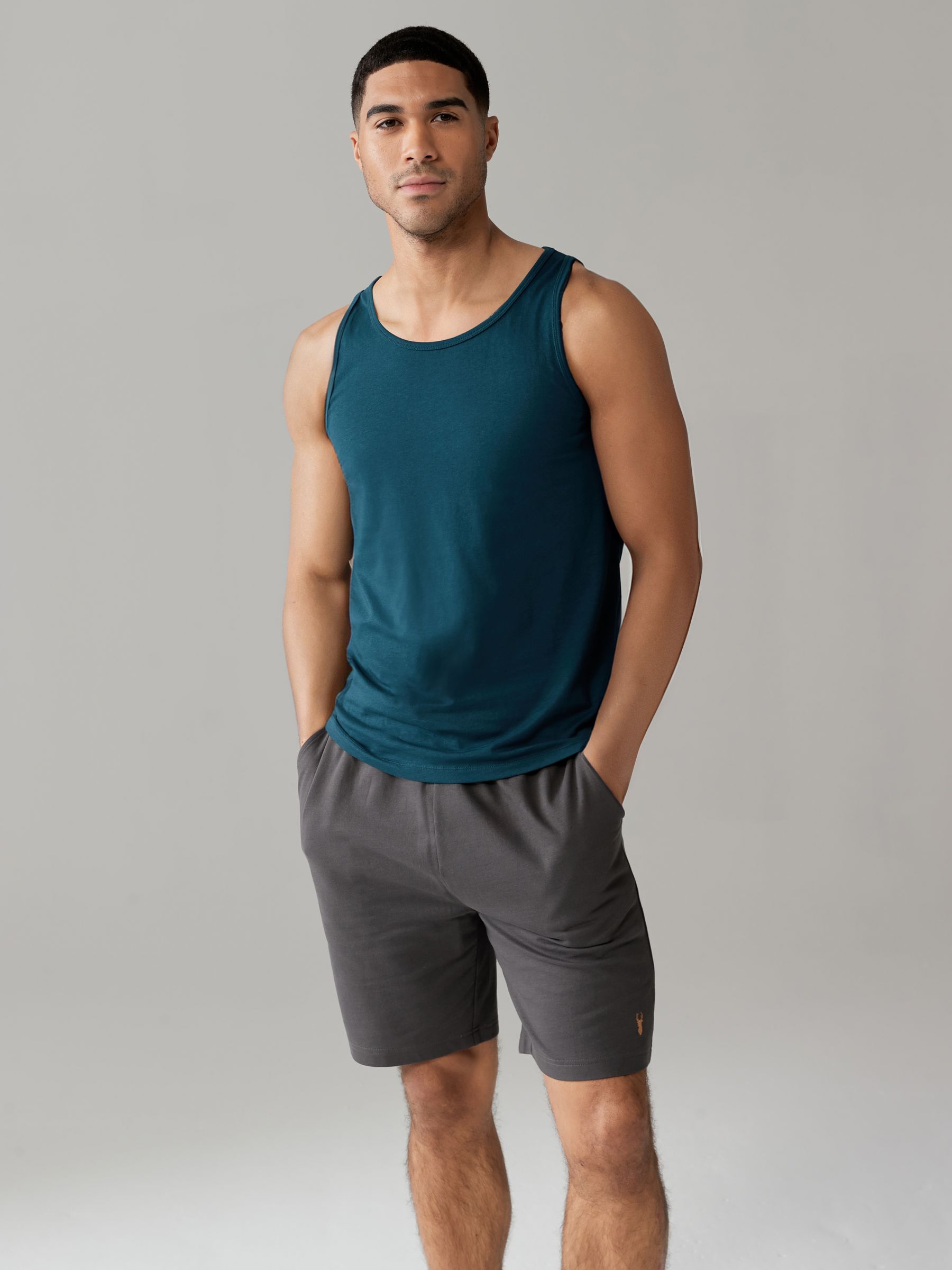 Buy Rich Red/Green/Blue 100% Cotton Vests 5 Pack from the Next UK ...