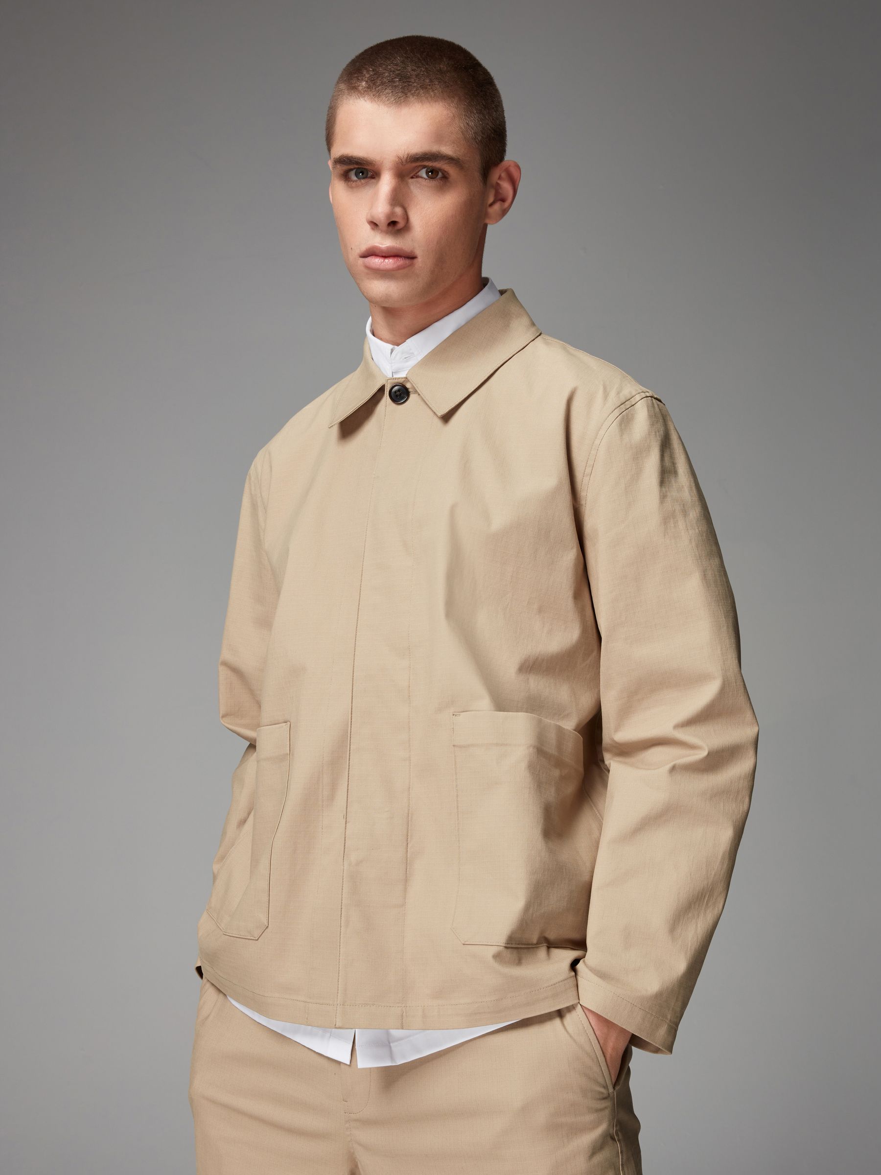 Buy Stone EDIT Ripstop Jacket from the Next UK online shop