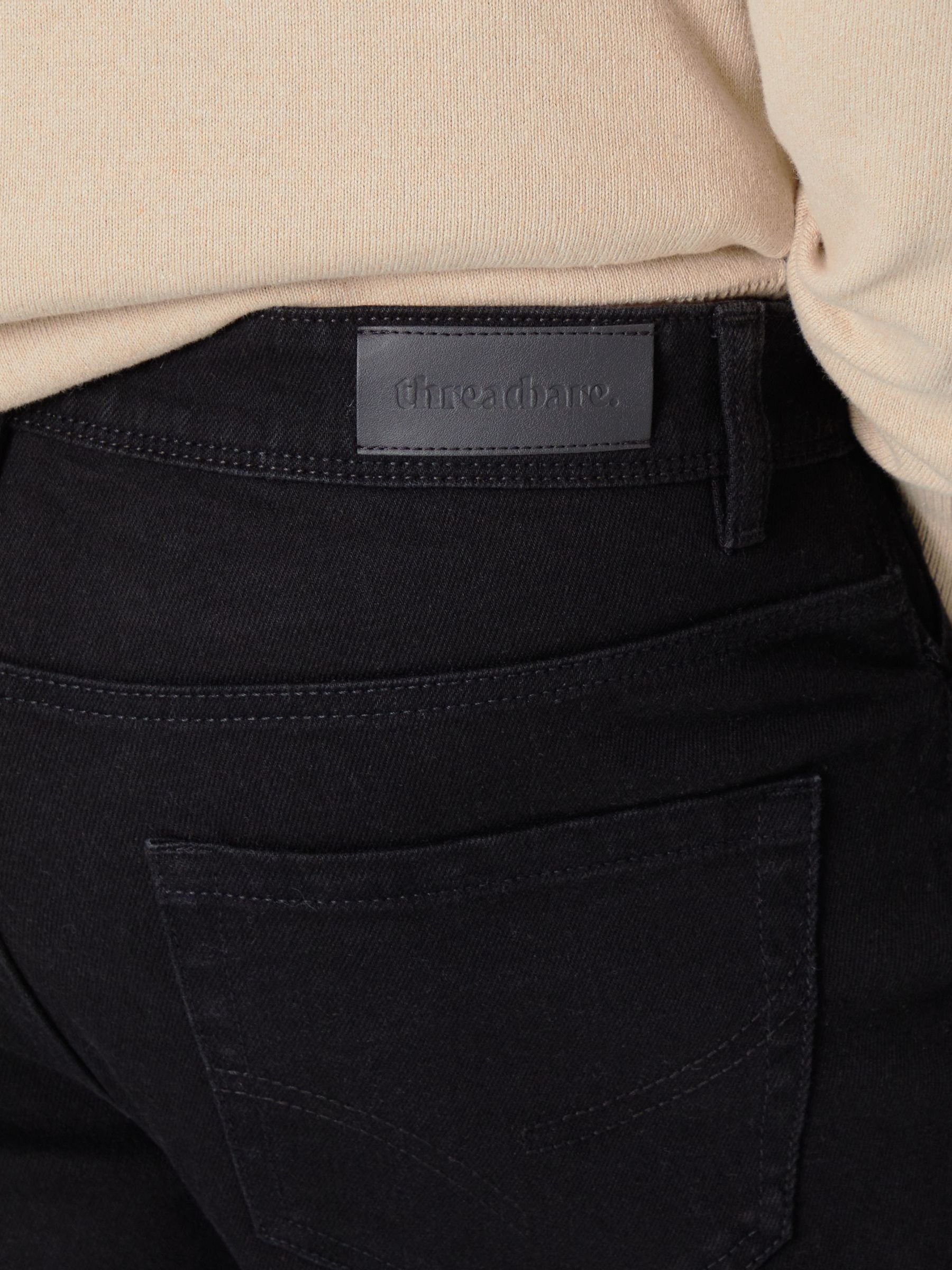 Buy Threadbare Black Straight Fit Jeans With Stretch from the Next UK ...