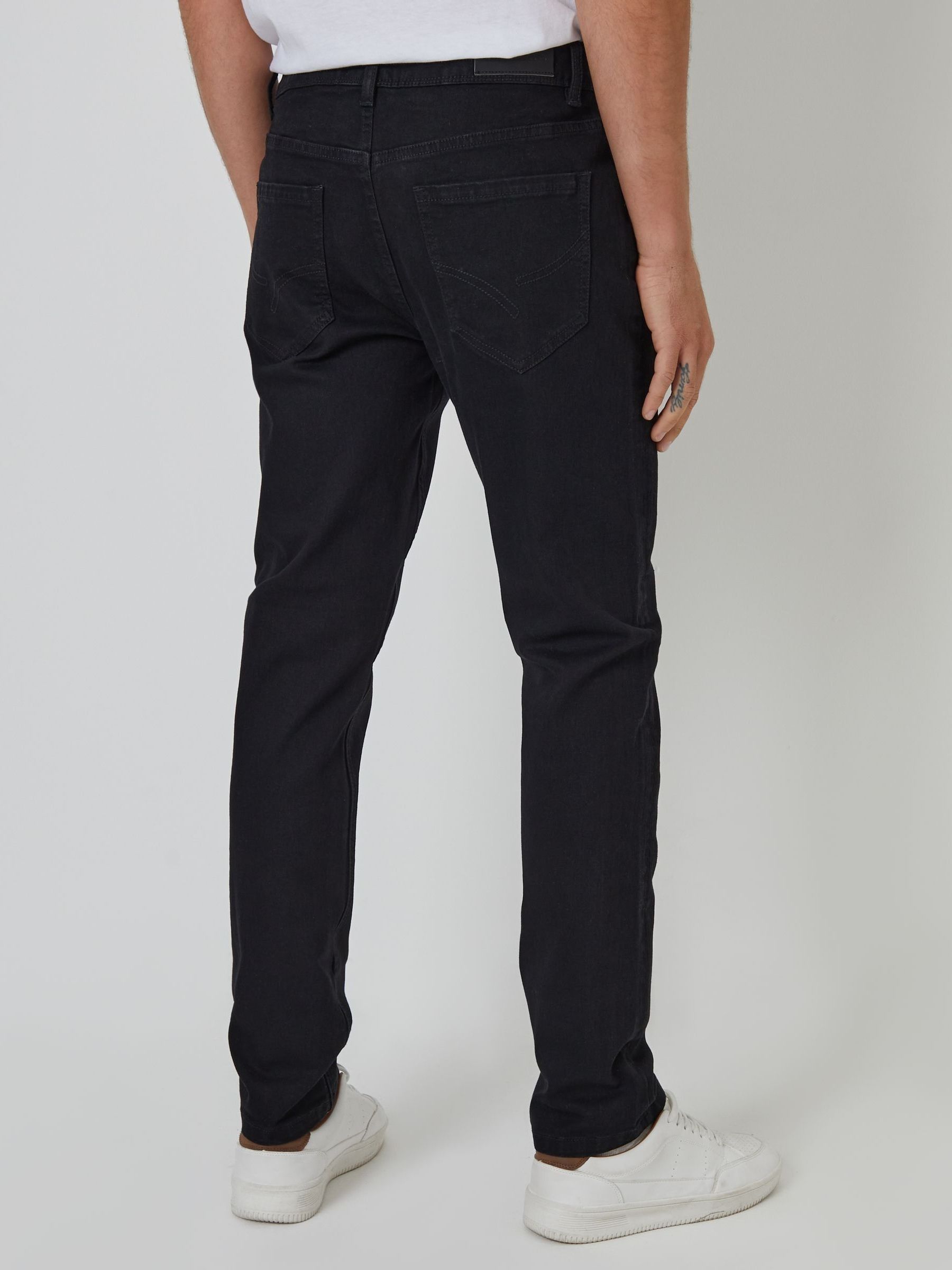 Buy Threadbare Black Slim Fit Jeans With Stretch from the Next UK ...