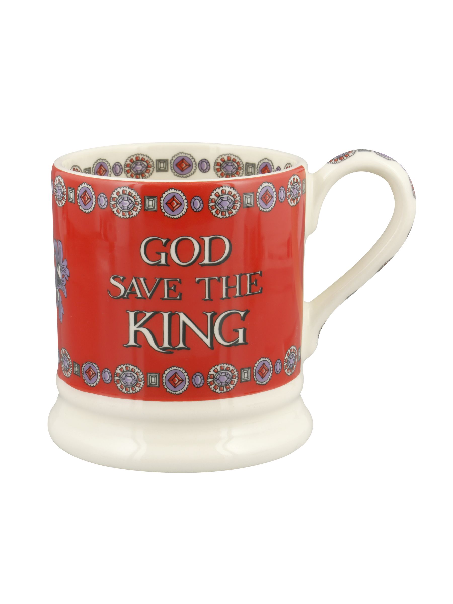 Buy Emma Bridgewater Cream God Save The King 1/2 Pint Mug from the Next ...