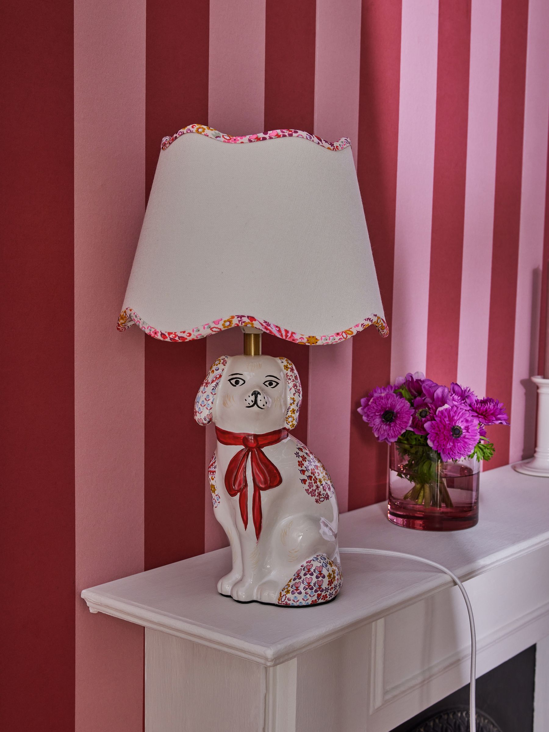 Buy Cath Kidston Cream Ditsy Dog Table Lamp from the Next UK online shop