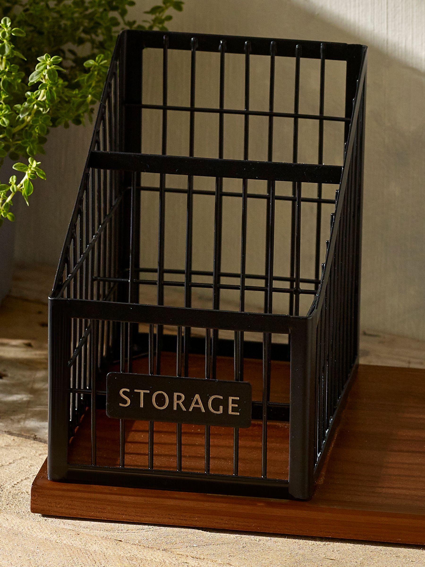 Buy Black Bronx Kitchen Roll Holder And Utensil Pot from the Next UK ...