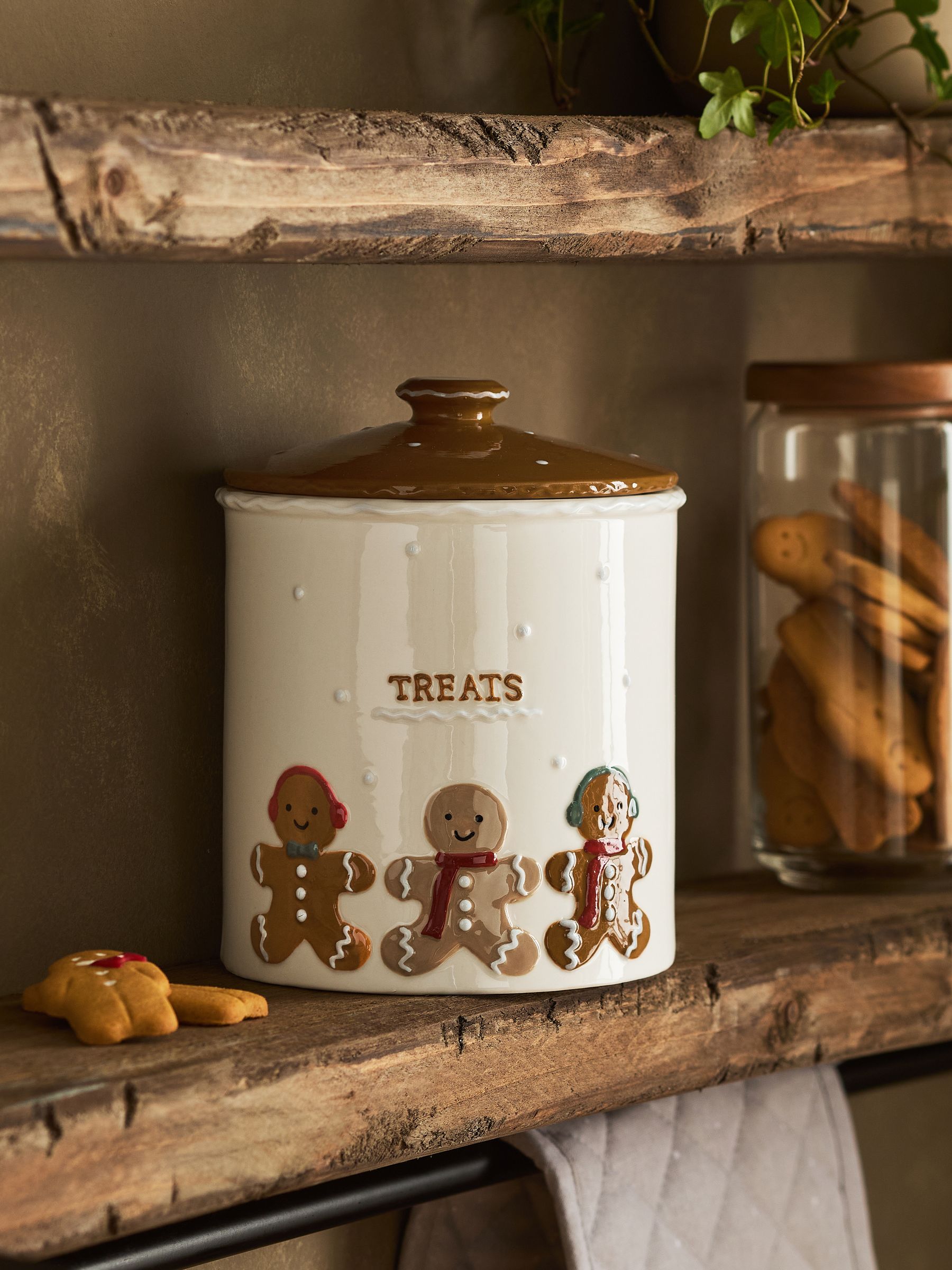 Buy Natural Gingerbread Biscuit Jar from the Next UK online shop