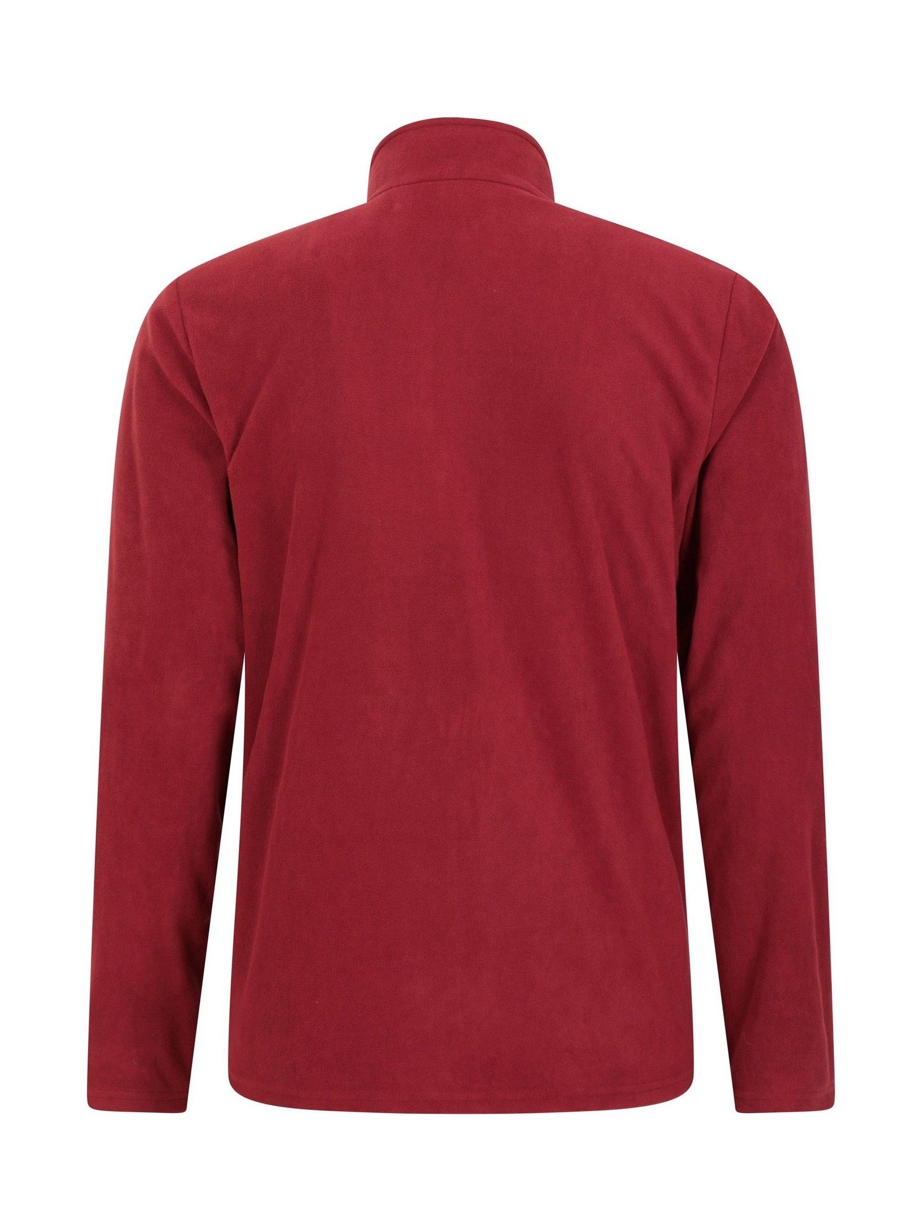 Buy Mountain Warehouse Red Mens Camber II Half Zip Quick Drying Fleece ...