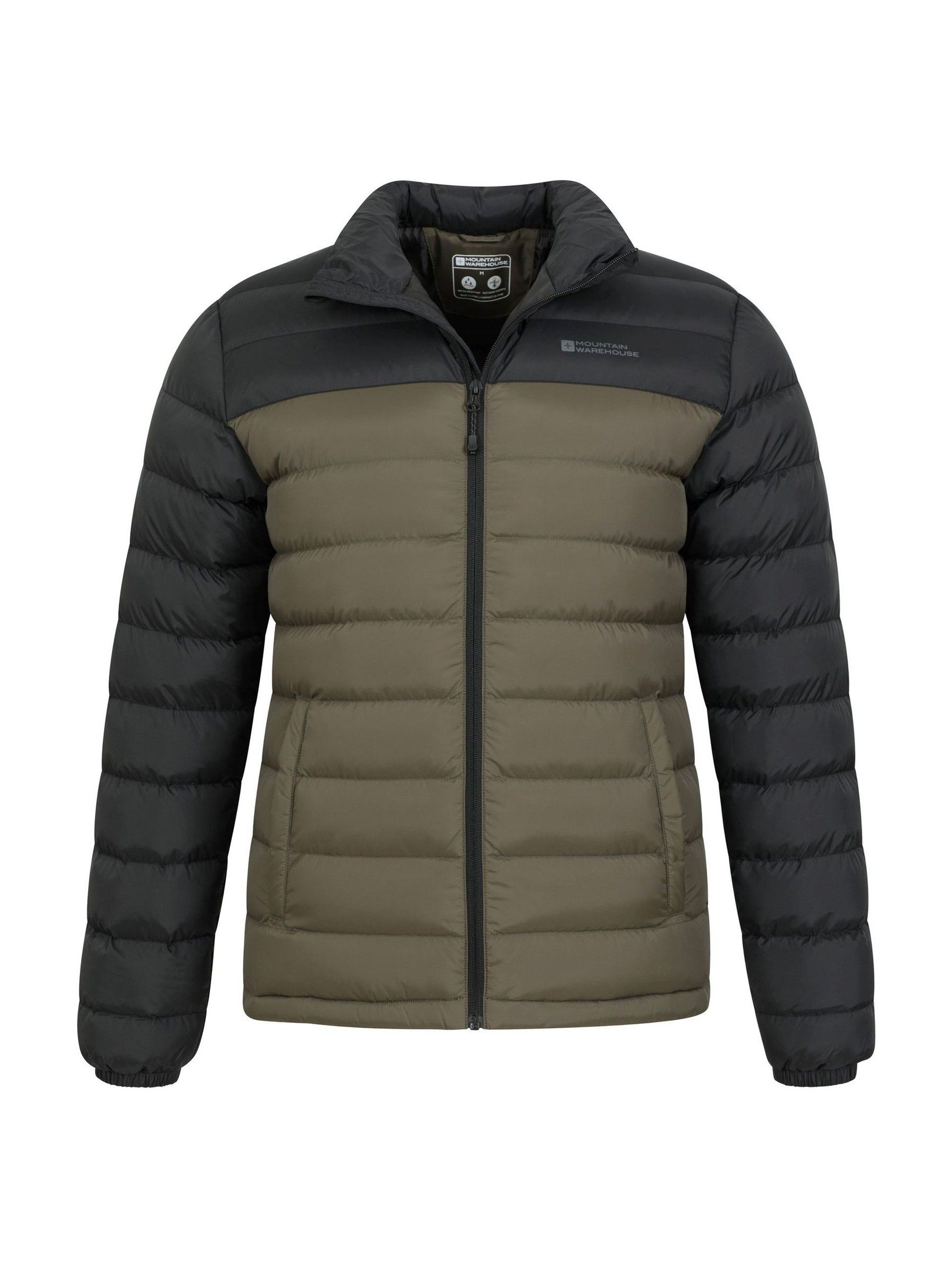 Buy Mountain Warehouse Green Mens Vista Water Resistant Padded Jacket ...
