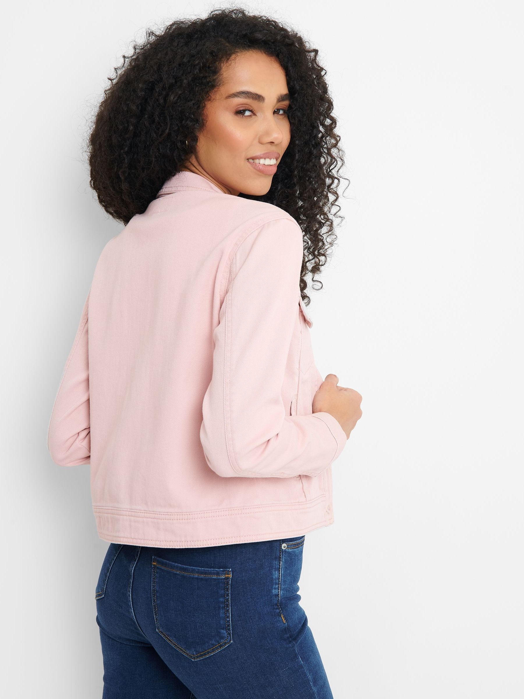 Buy Threadbare Pink Classic Denim Jacket from the Next UK online shop
