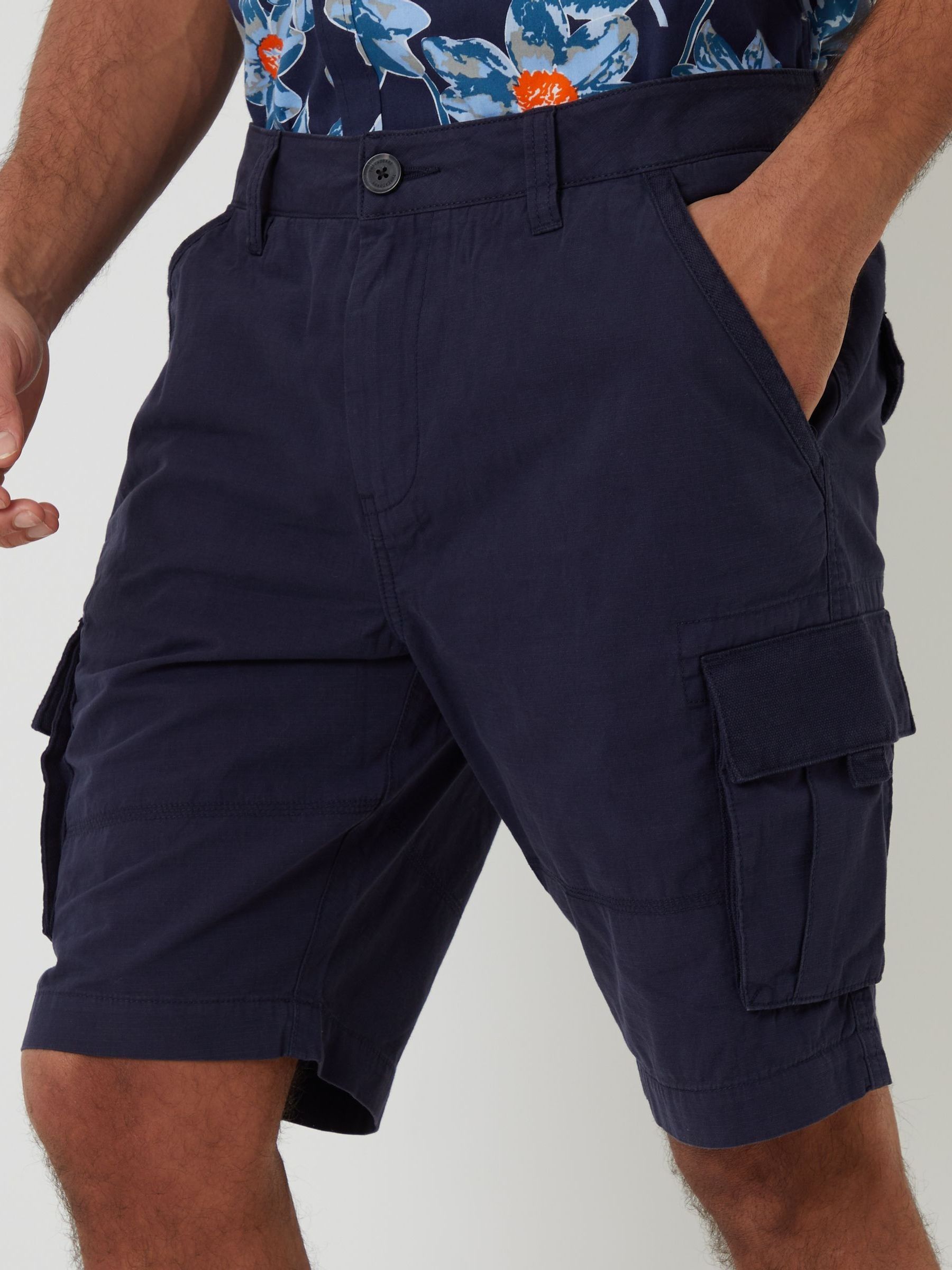 Buy Threadbare Navy Cargo Shorts from the Next UK online shop
