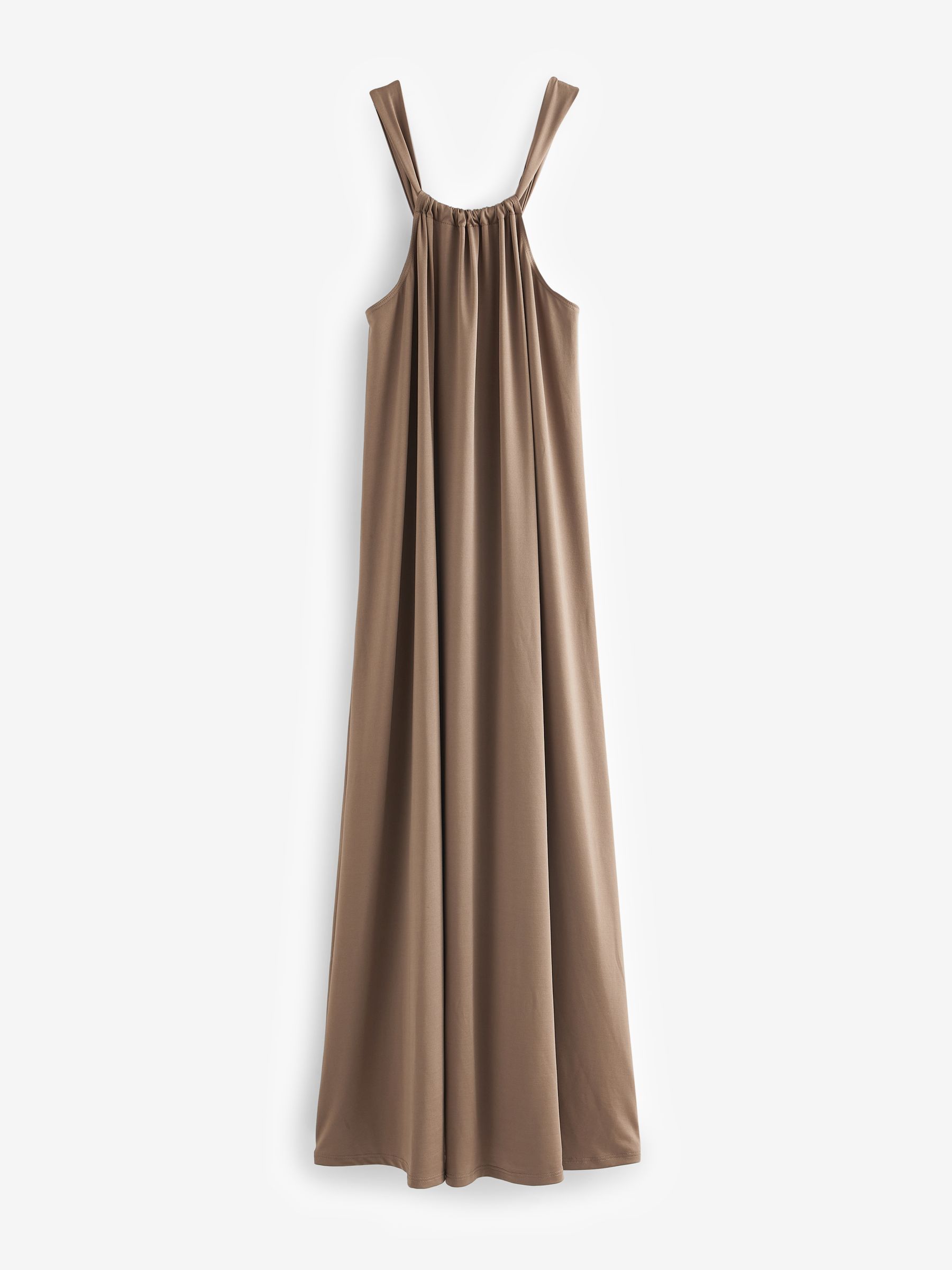 Buy Chocolate Brown Slinky Maxi Dress from the Next UK online shop