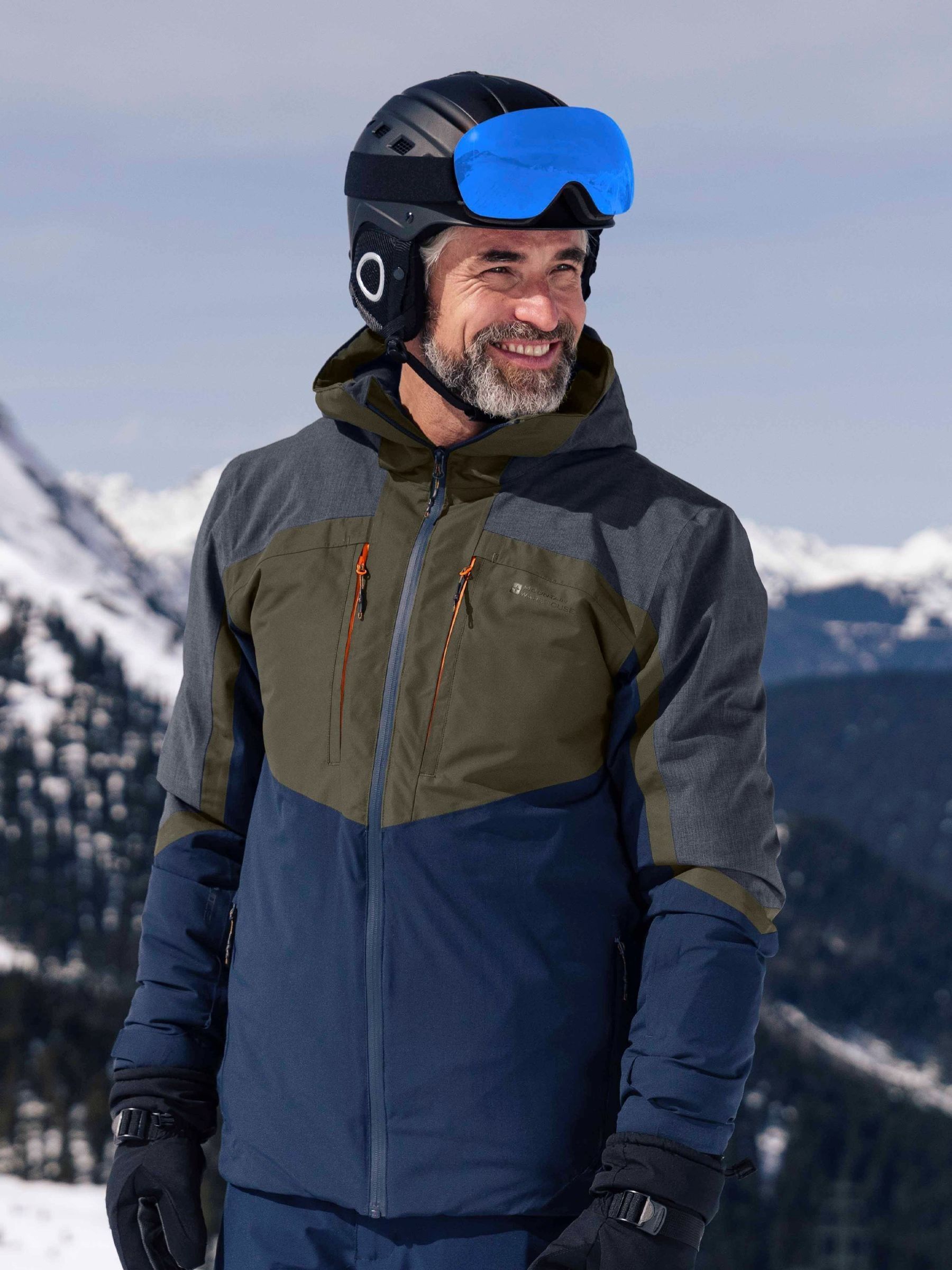 Buy Mountain Warehouse Green Mens Anton Waterproof Ski Jacket from the ...