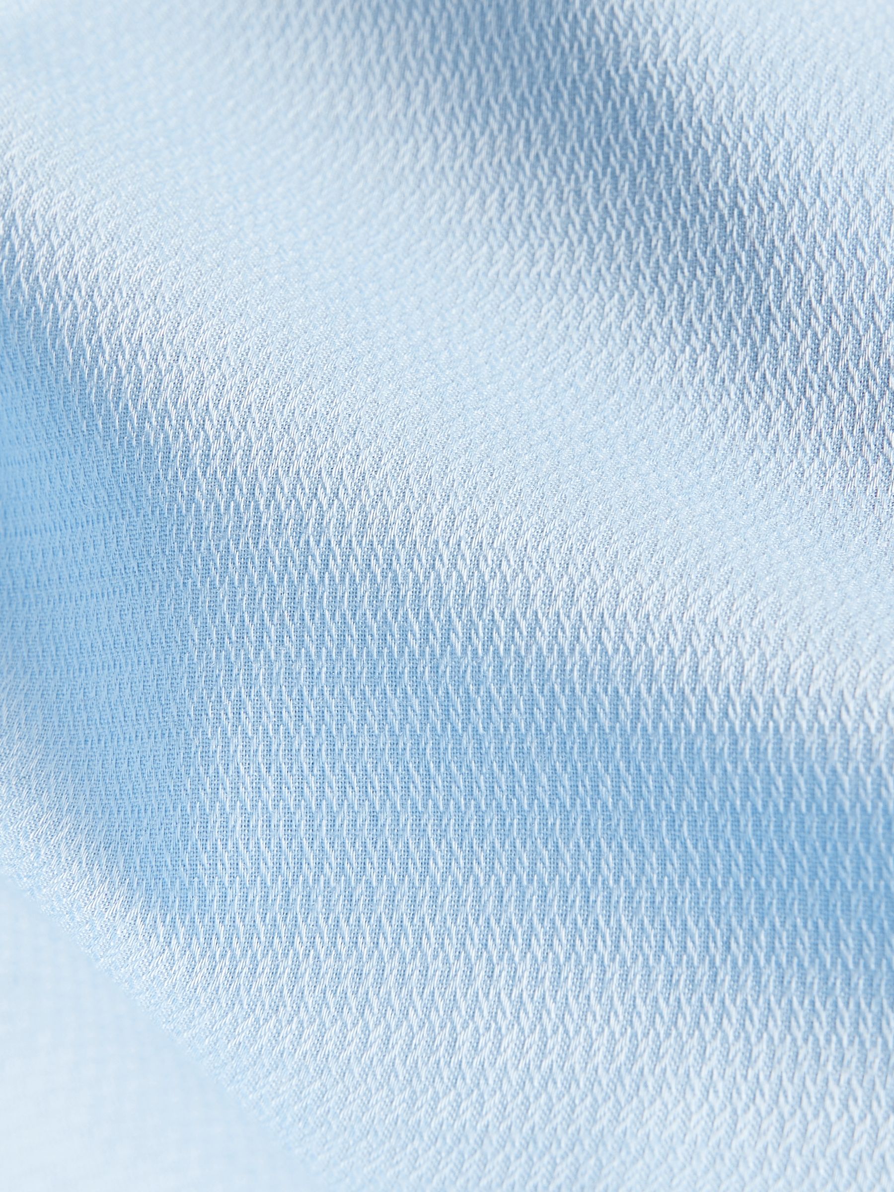 Buy Blue Slim Fit Easy Care Textured Single Cuff Smart Shirt from the ...