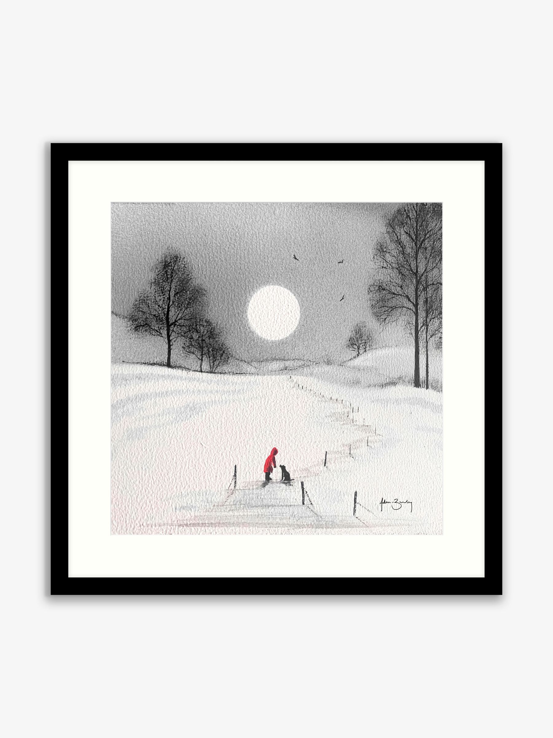 Buy Artko Black Moonlit Walk by Adam Barsby Framed Art from the Next UK ...