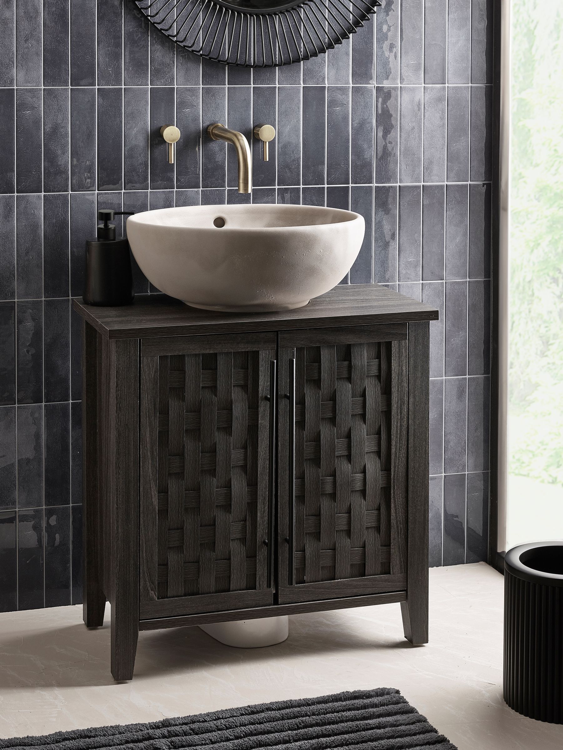 Buy Black Elden Under Sink Storage Cabinet from the Next UK online shop