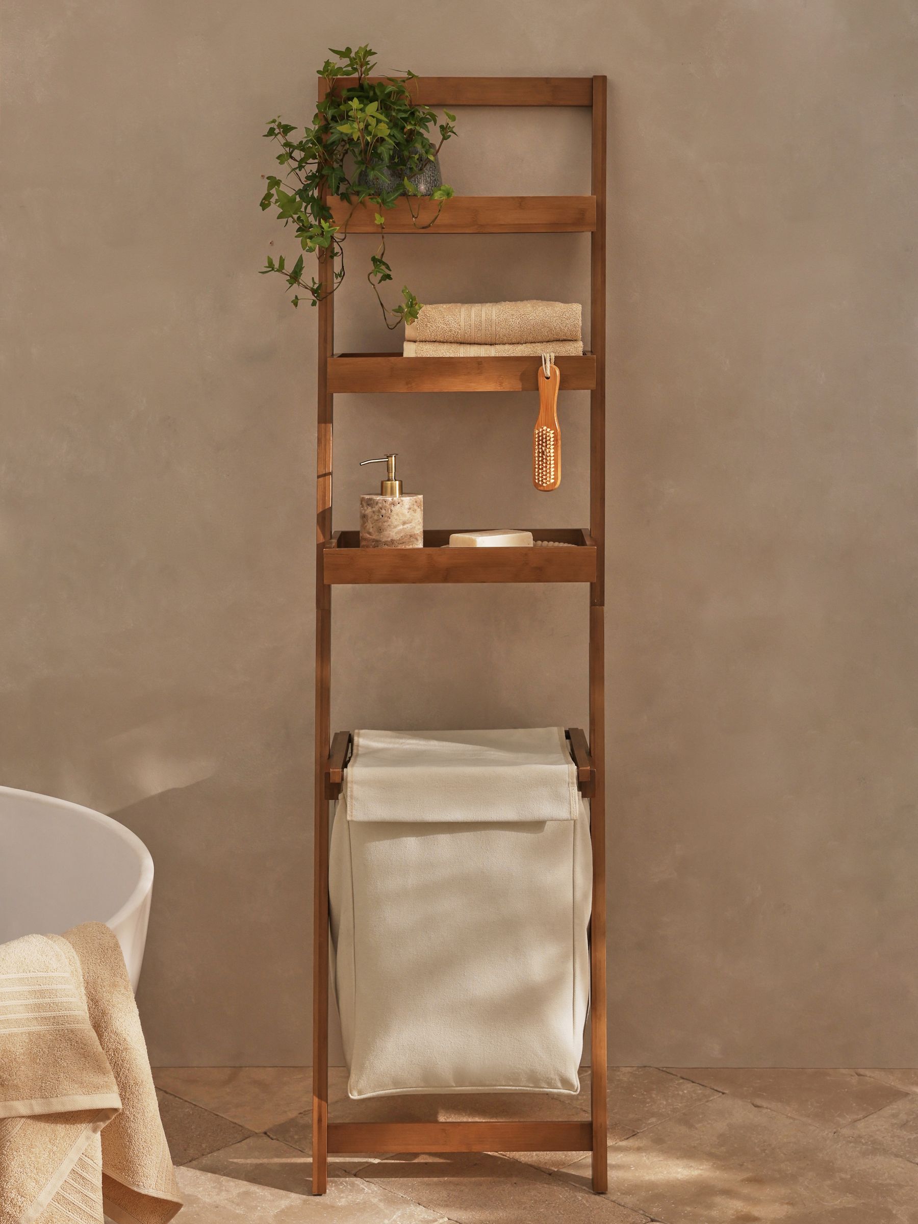 Buy Natural Storage Ladder Laundry Basket from the Next UK online shop