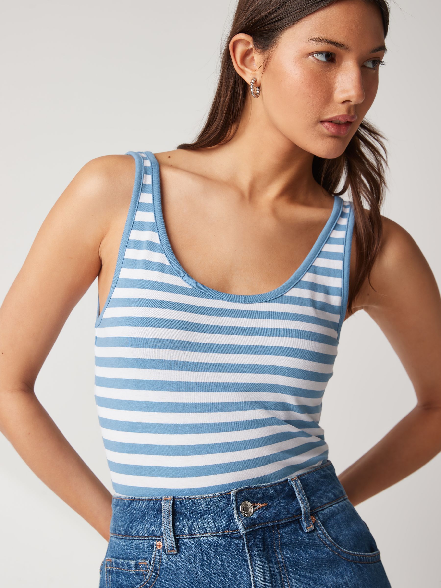 Buy Red/Blue/Yellow Built Up Thick Strap Vests 3 Pack from the Next UK ...