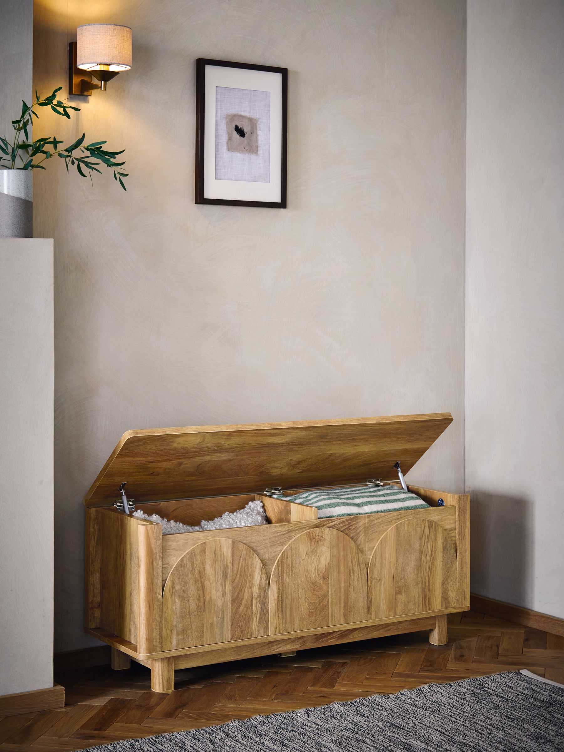 Buy Light Natural Arches Storage Trunk from the Next UK online shop