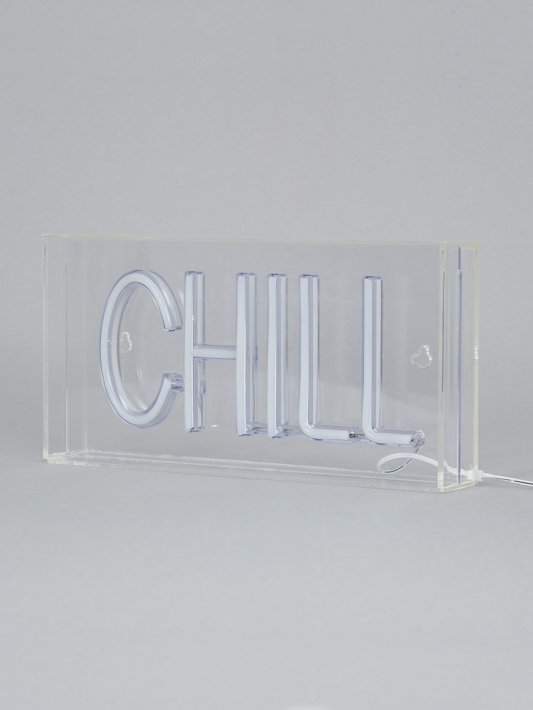 Buy glow Blue LED Chill Acrylic Light Box from the Next UK online shop