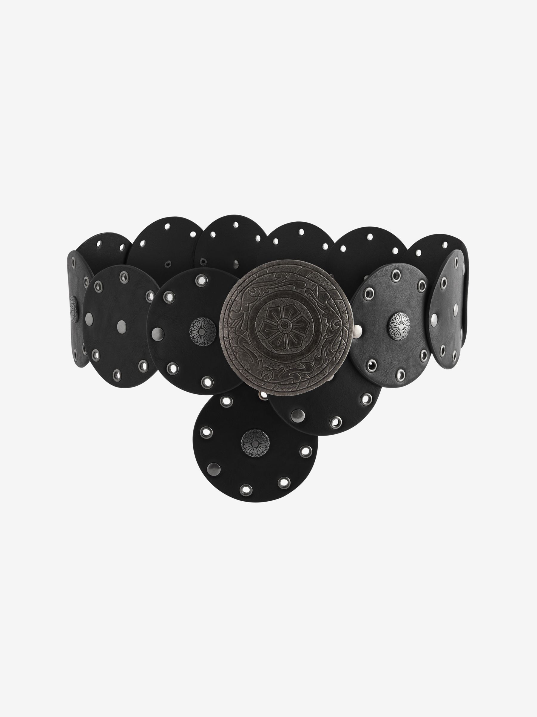 Buy Black Low Slung Disc Belt from the Next UK online shop
