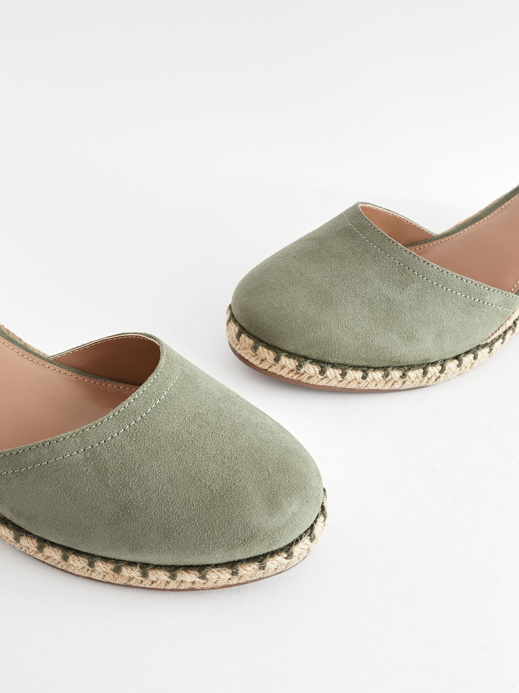 Buy Green Standard/Wide Fit Forever Comfort® Closed Toe Wedges from the ...