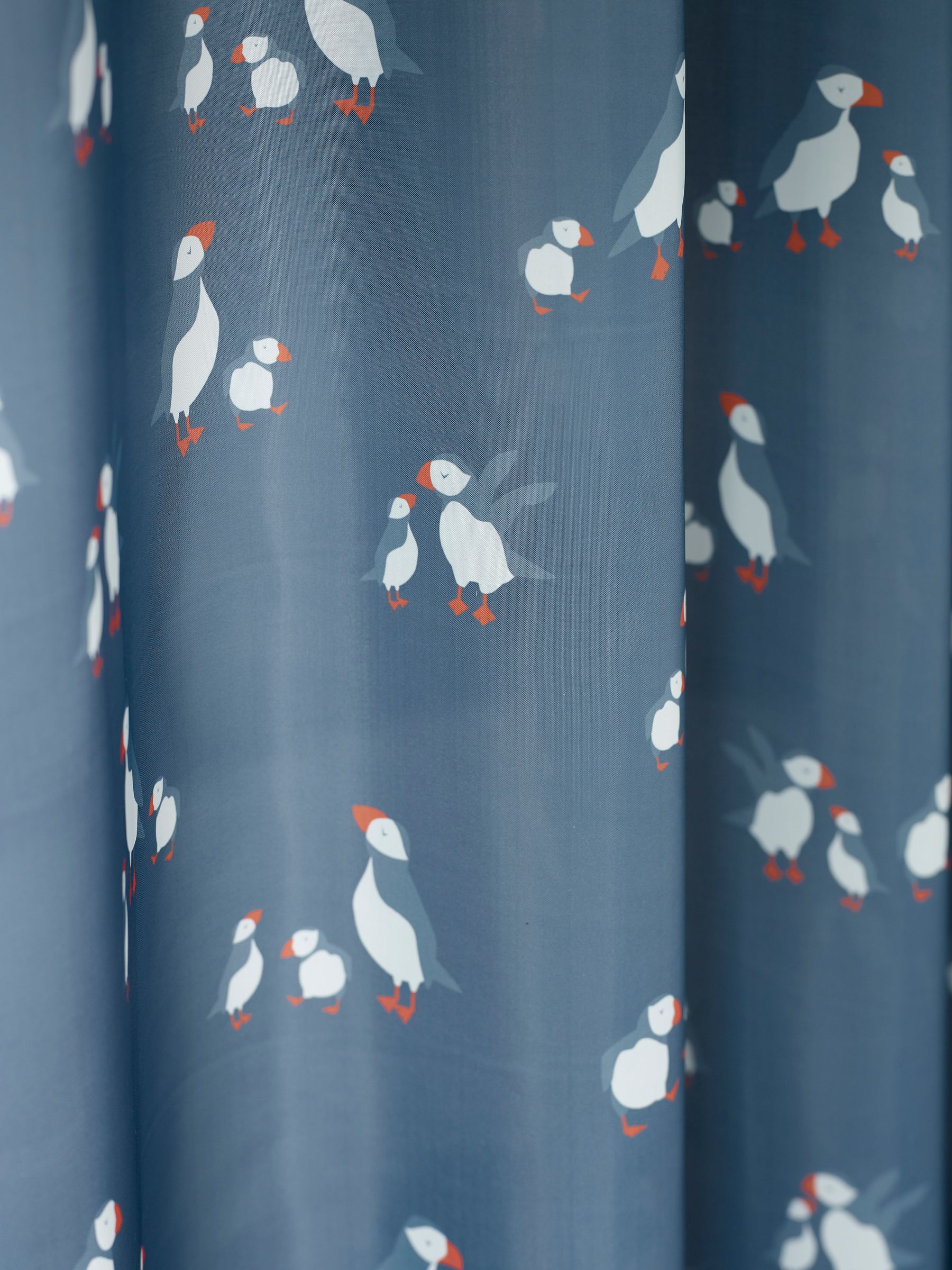 Buy Blue Puffin Shower Curtain from the Next UK online shop