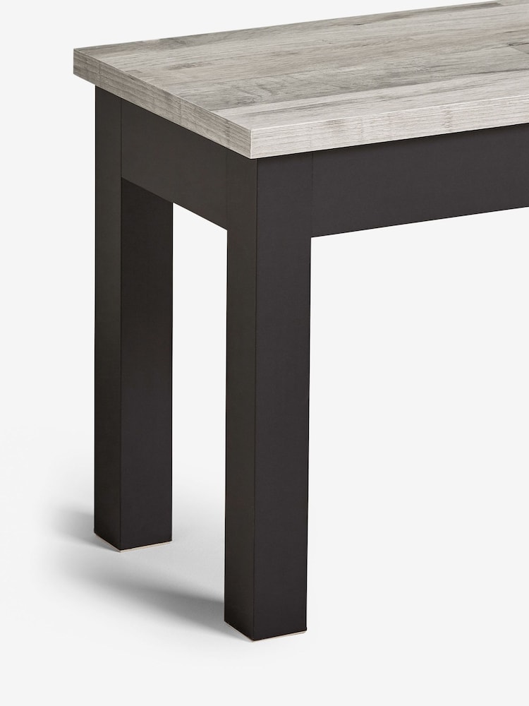 Buy Grey Bronx Oak Effect Bench from the Next UK online shop