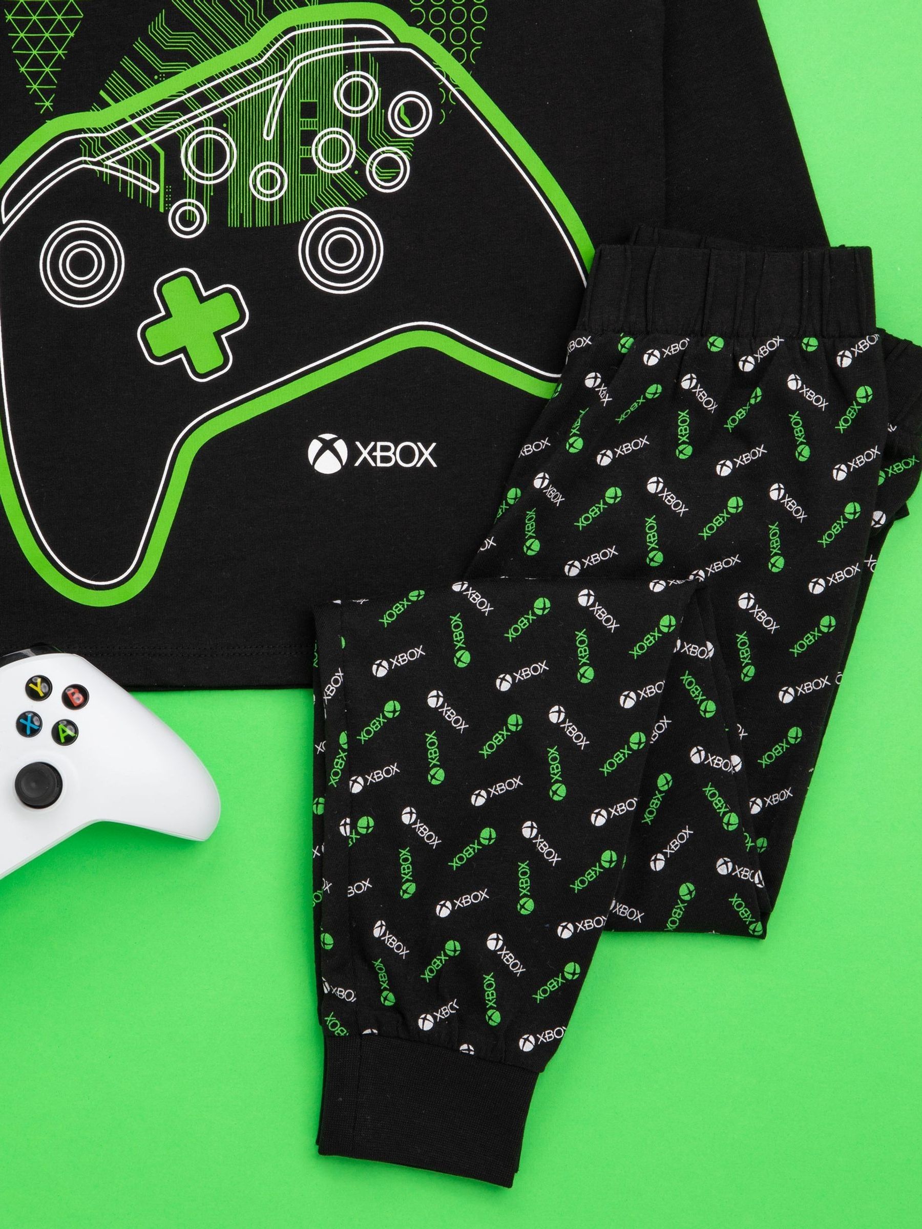 Buy Vanilla Underground Black Xbox Long Leg Pyjamas from Next Ireland