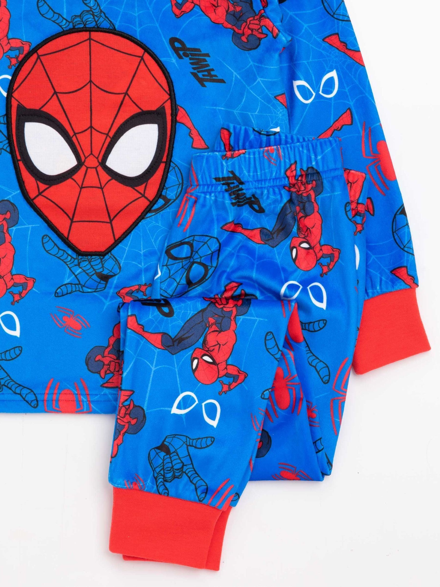 Buy Vanilla Underground Blue Spider-Man Long Leg Pyjamas from the Next ...