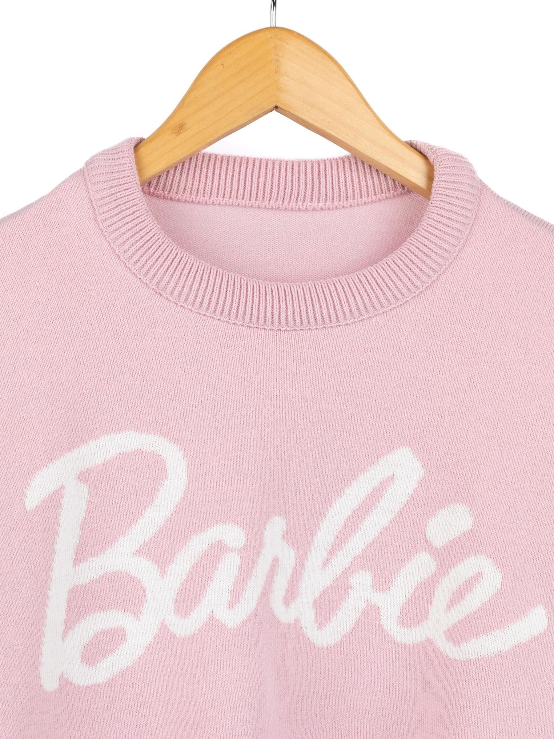 Buy Vanilla Underground Pink Barbie Ladies Christmas Jumper from the ...