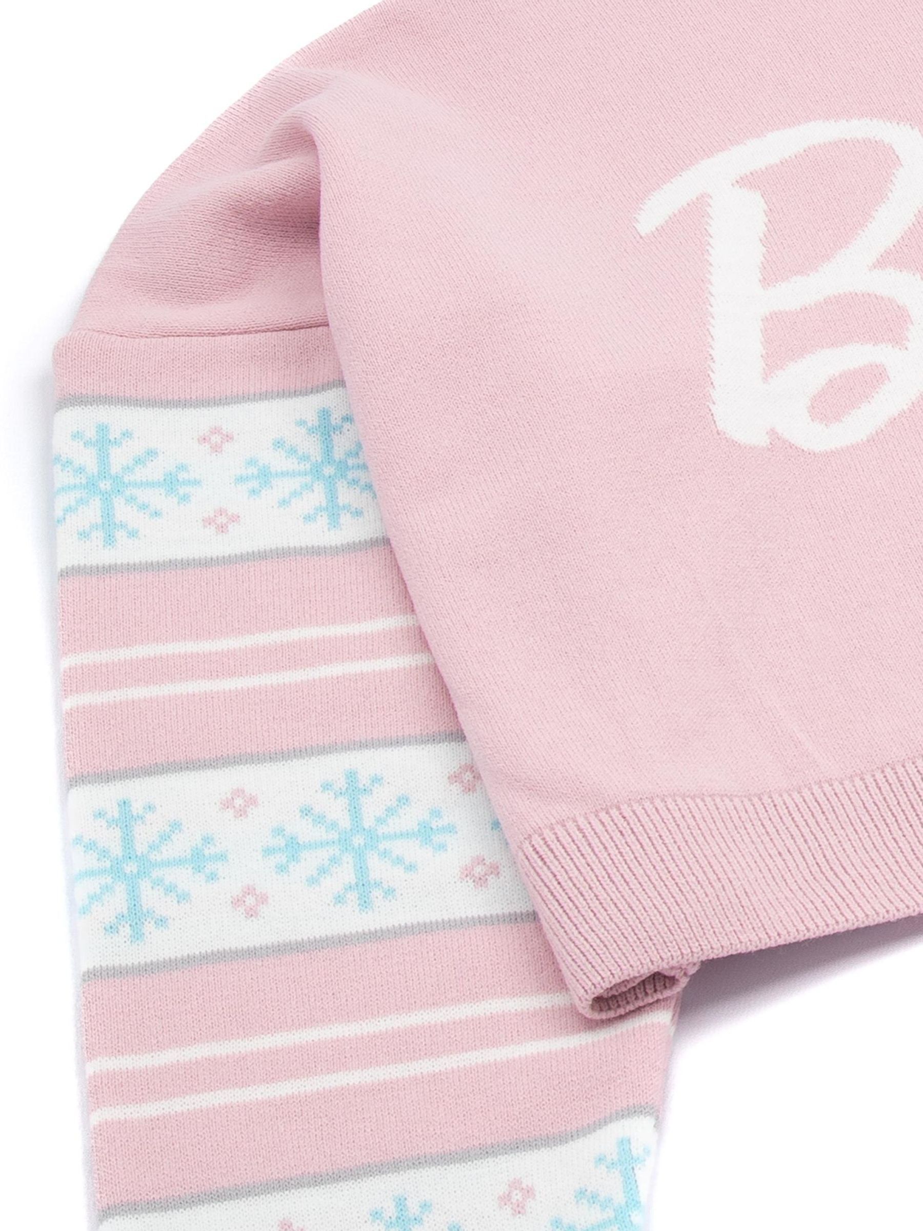 Buy Vanilla Underground Pink Barbie Ladies Christmas Jumper from the ...