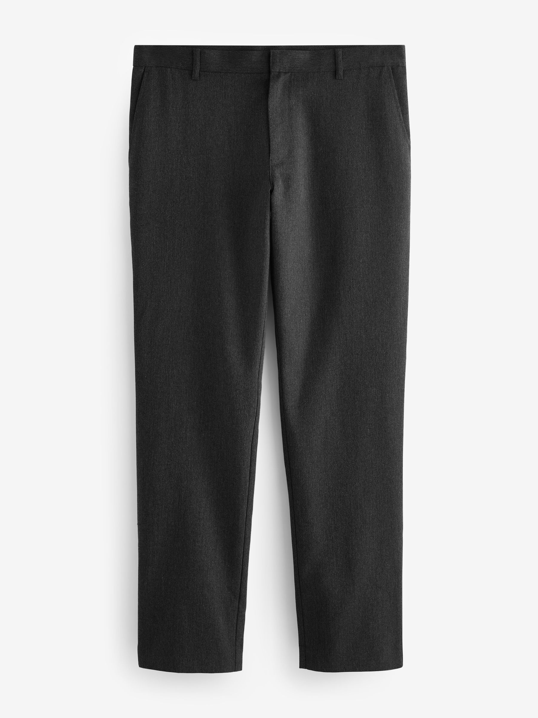 Buy Grey Slim Fit Plain Front Smart Trousers from Next United Arab Emirates
