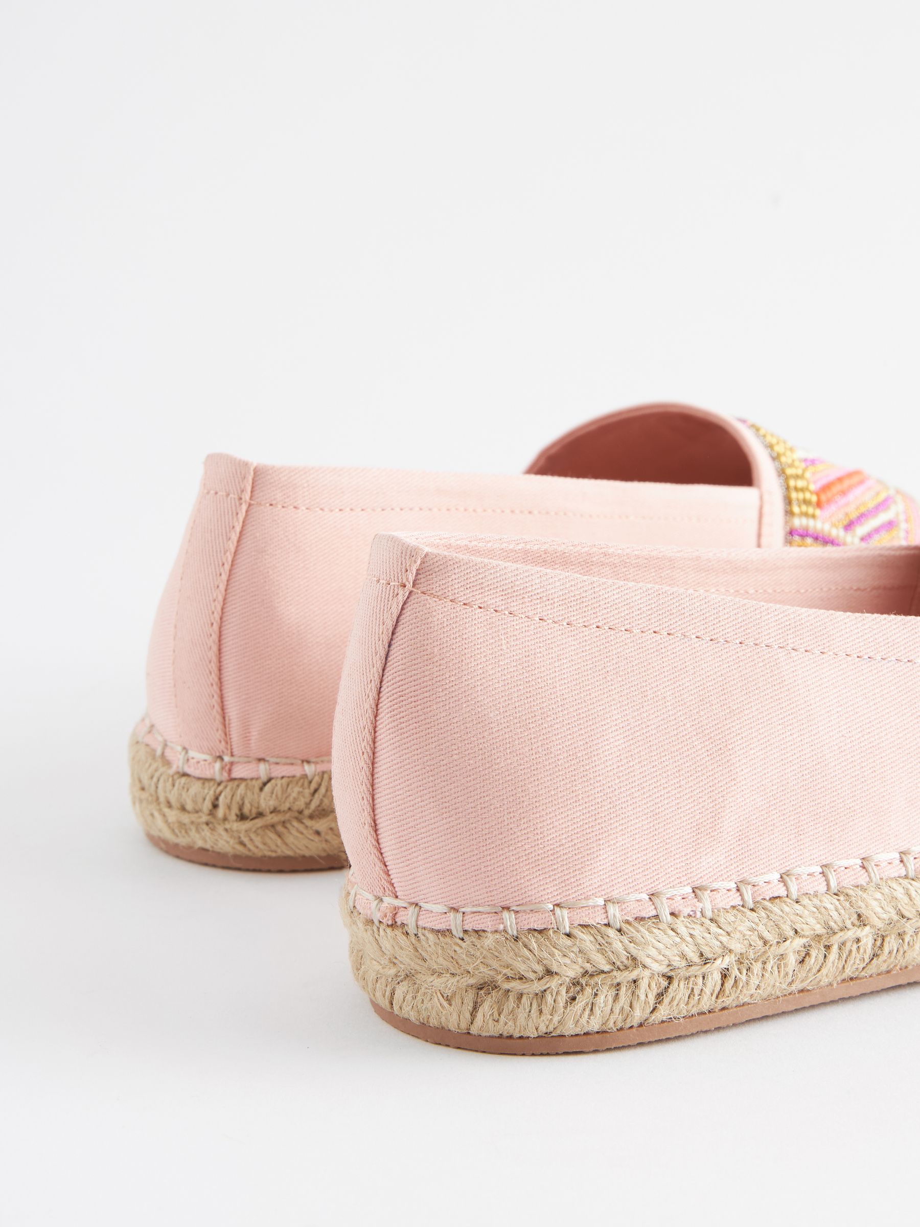Buy Pink Forever Comfort® Beaded Espadrilles from the Next UK online shop